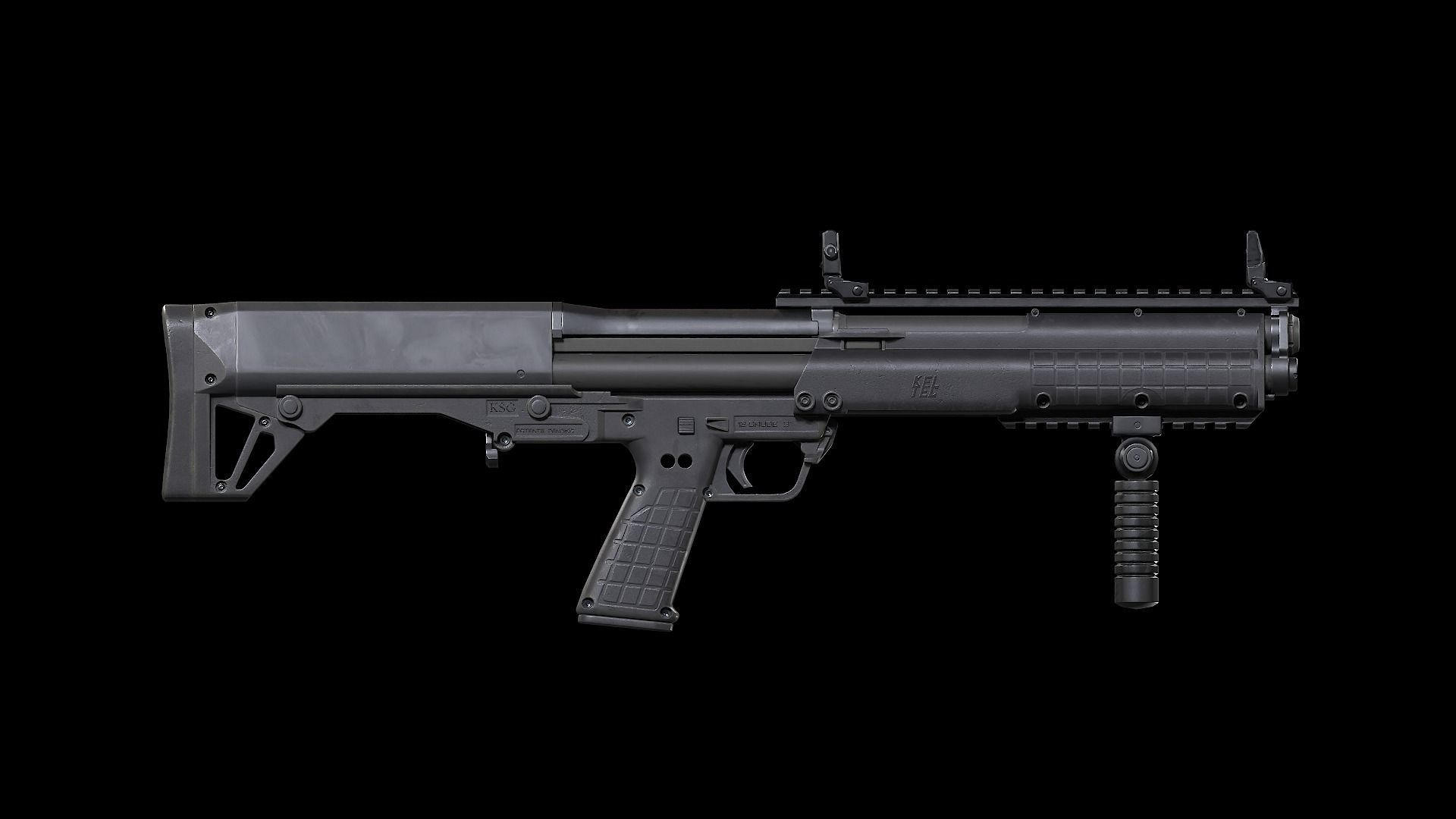 3D model Kel-Tec KSG VR / AR / low-poly | CGTrader