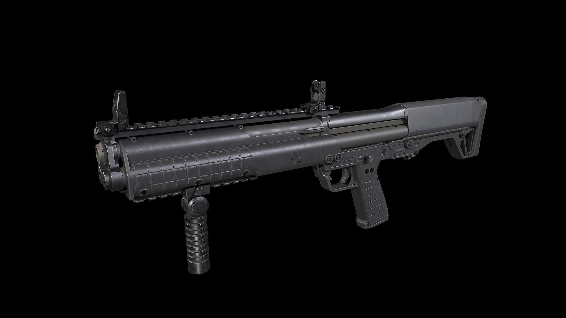 3D model Kel-Tec KSG VR / AR / low-poly | CGTrader