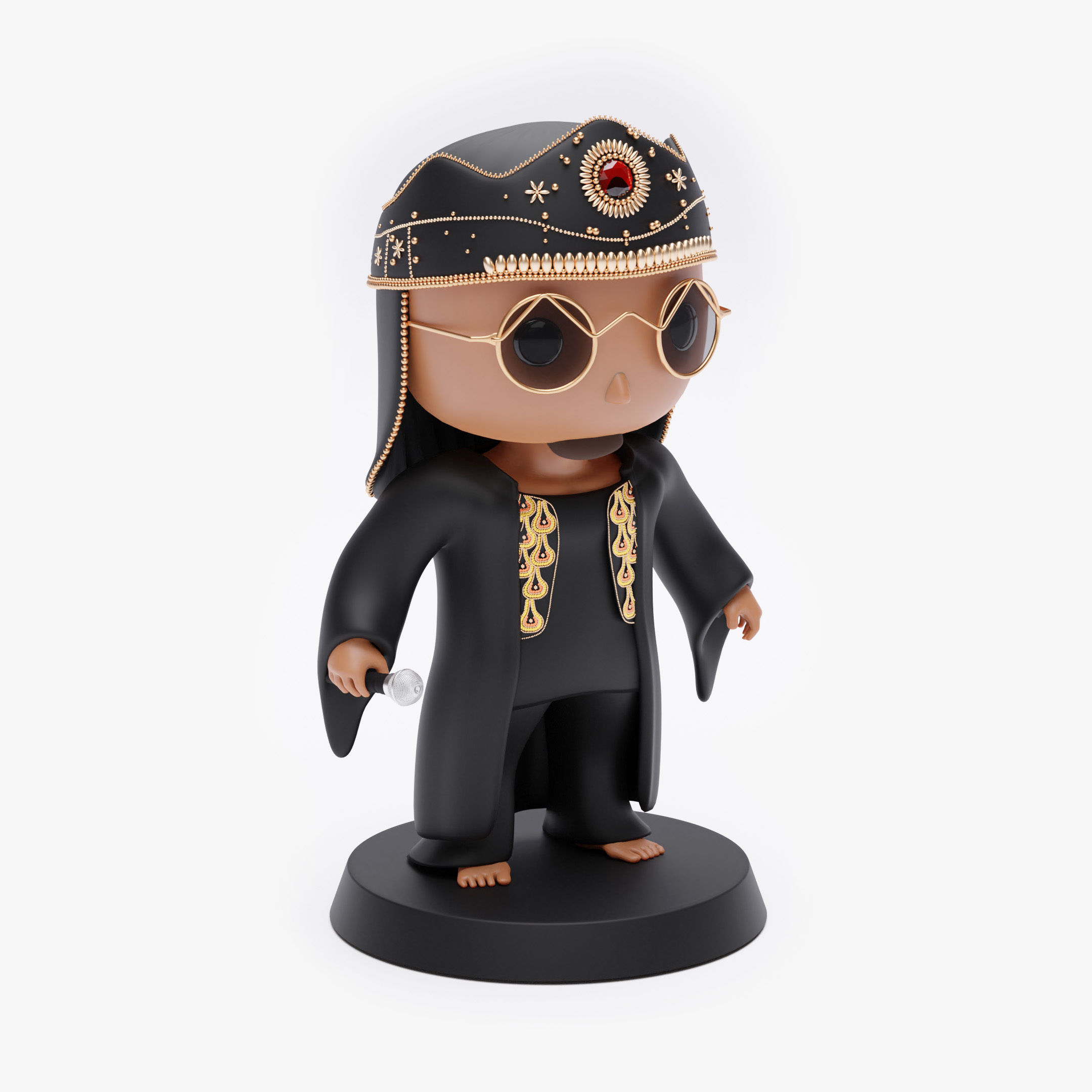 Dr Bombay Indian Singer Character 3D model | CGTrader