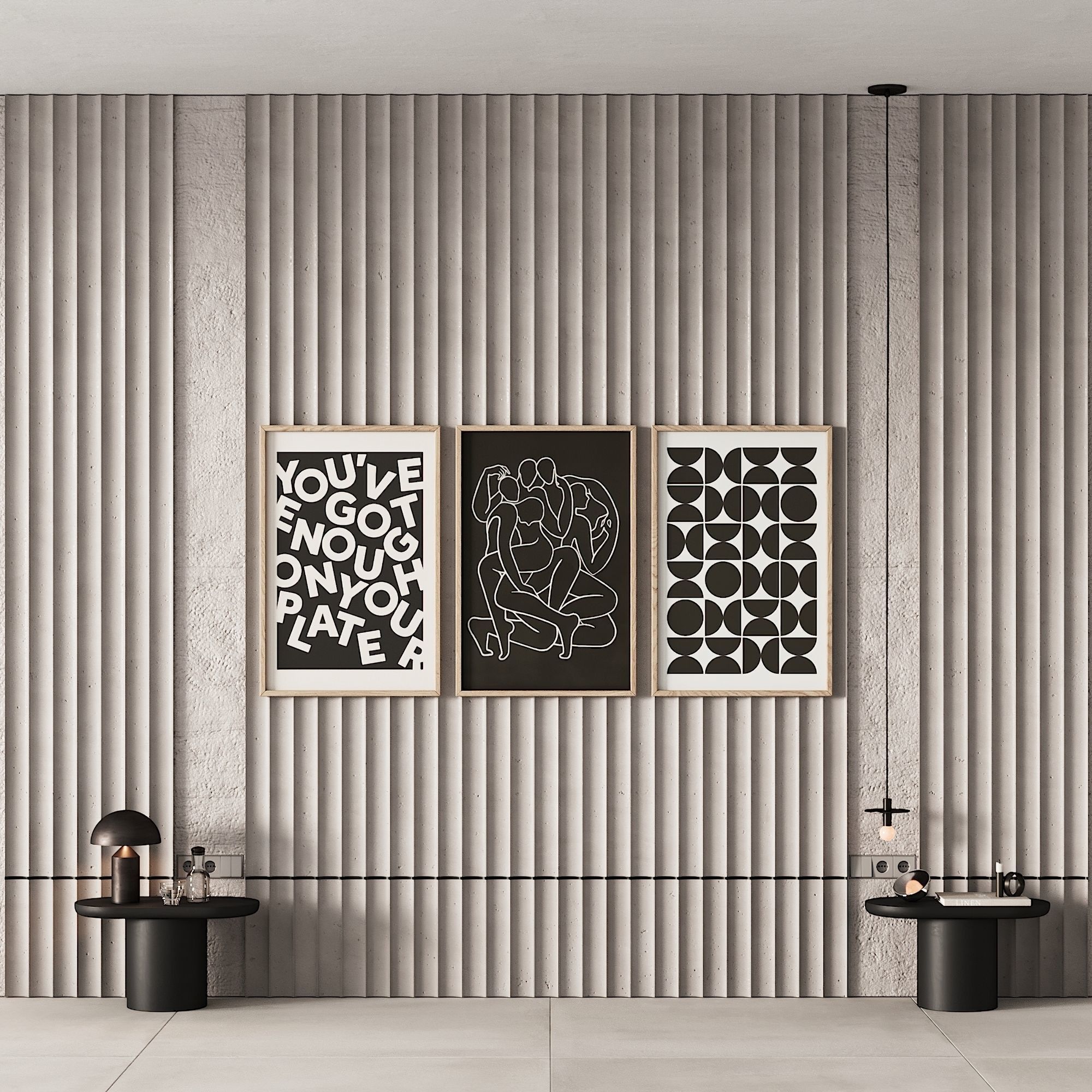 Wall Composition 3D model | CGTrader