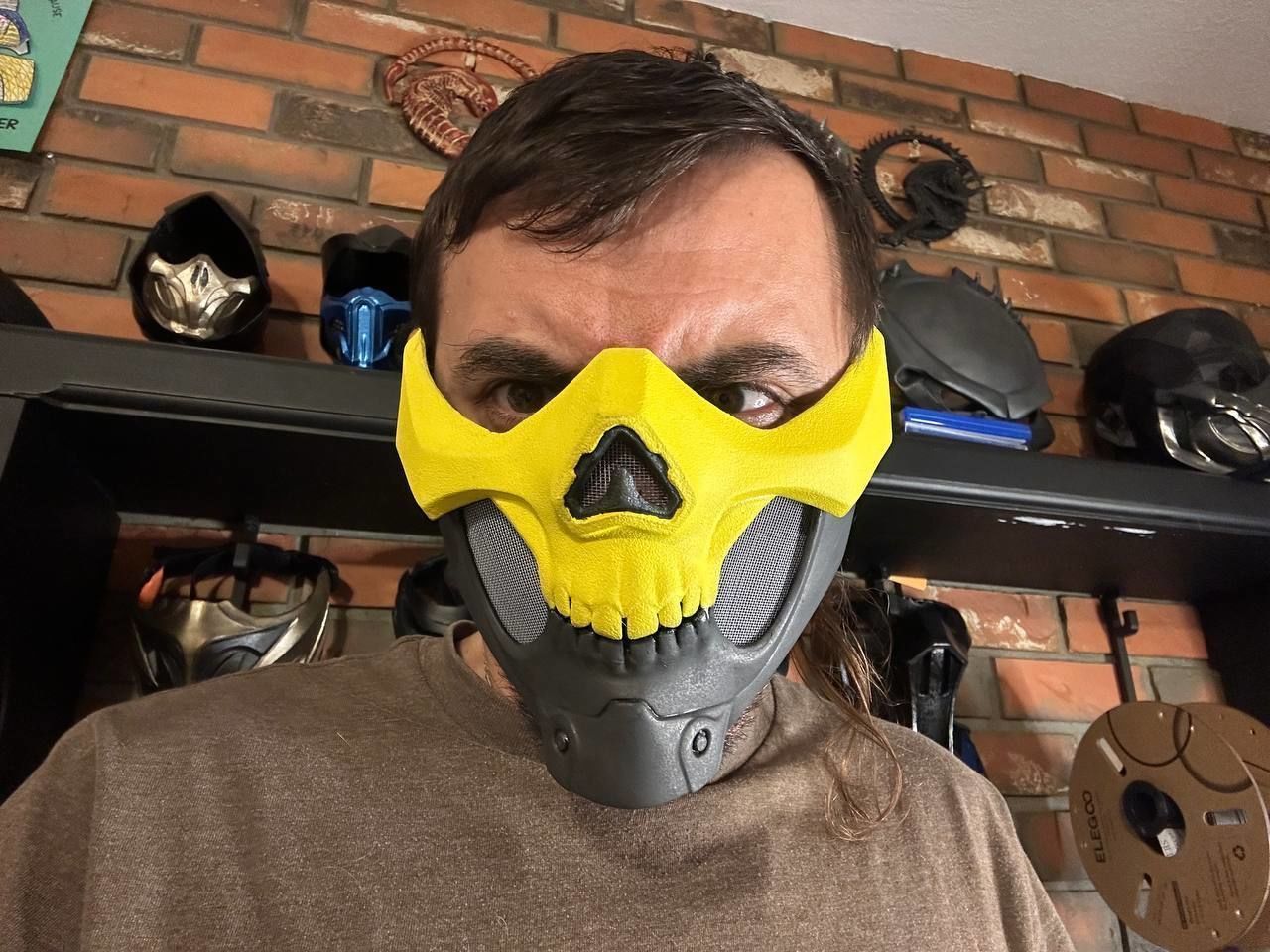 Takeda mask from MK1 - Dark Takeda 3D model 3D printable | CGTrader