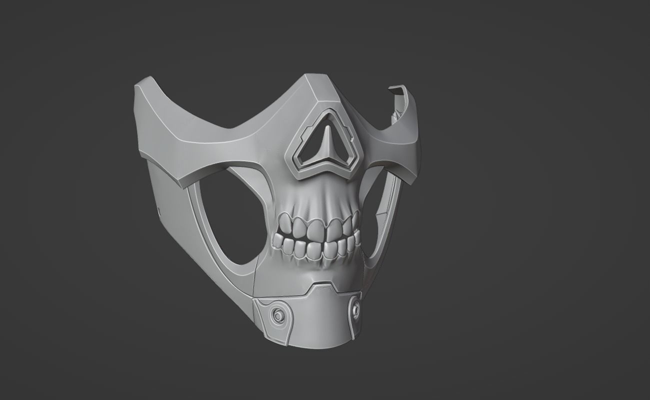 Takeda mask from MK1 - Dark Takeda 3D model 3D printable | CGTrader