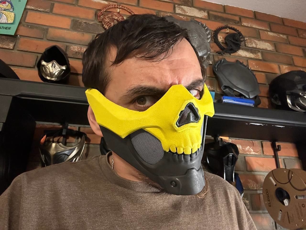 Takeda mask from MK1 - Dark Takeda 3D model 3D printable | CGTrader