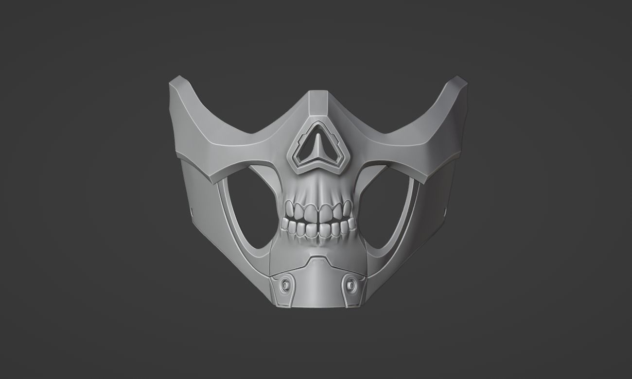 Takeda mask from MK1 - Dark Takeda 3D model 3D printable | CGTrader