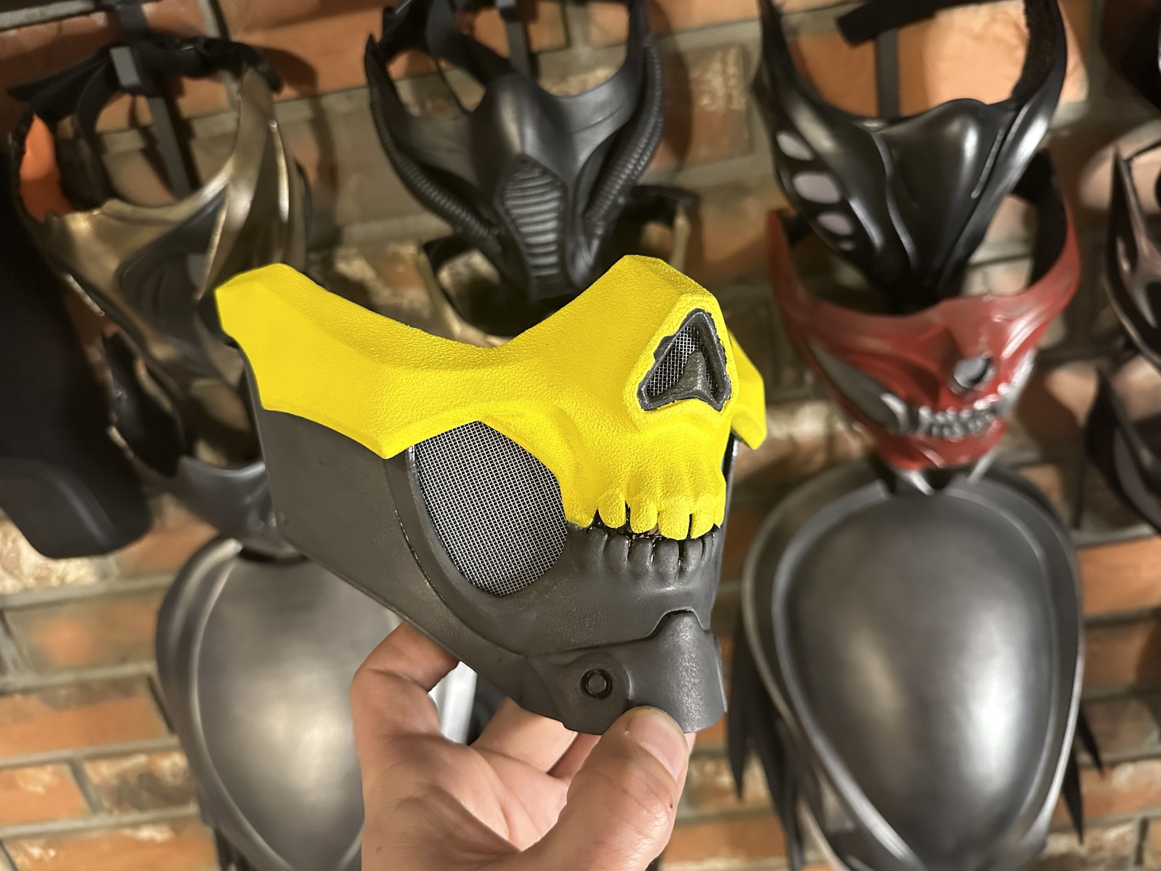 Takeda mask from MK1 - Dark Takeda 3D model 3D printable | CGTrader