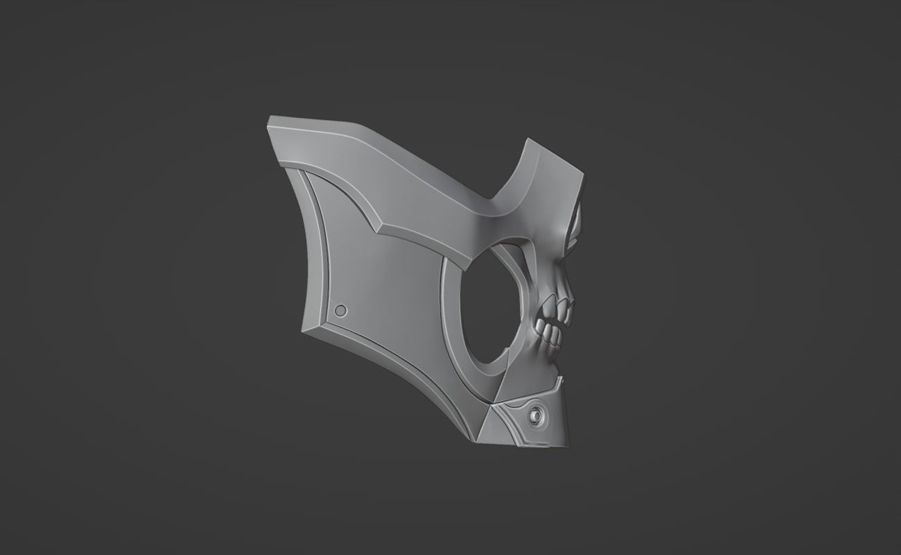Takeda mask from MK1 - Dark Takeda 3D model 3D printable | CGTrader