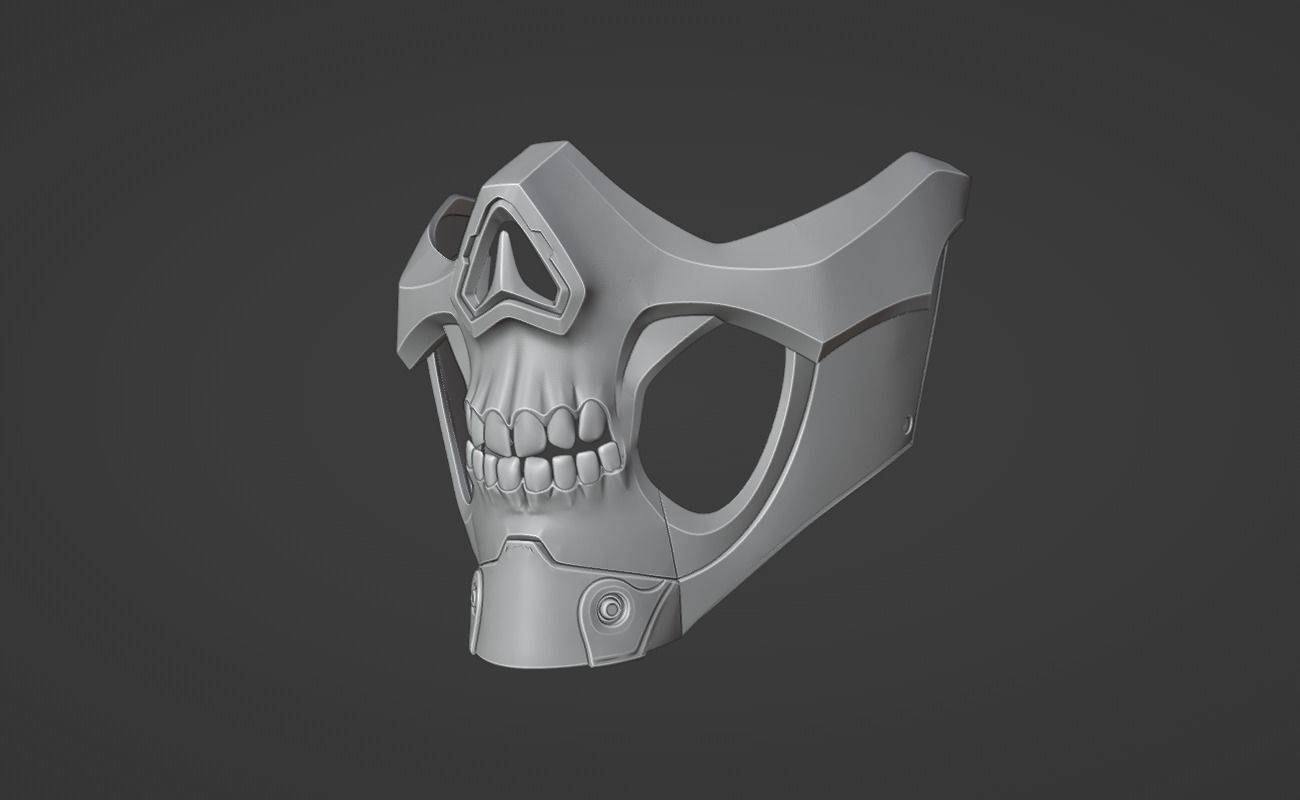 Takeda mask from MK1 - Dark Takeda 3D model 3D printable | CGTrader