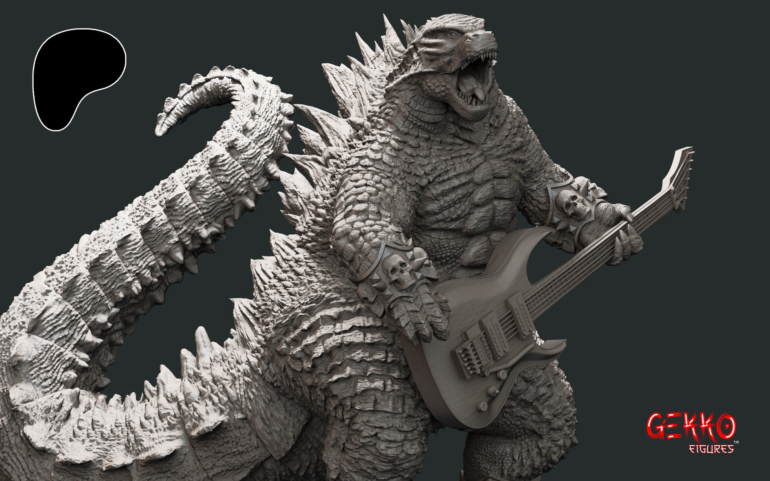 GODZILLA 3D model 3D printable | CGTrader