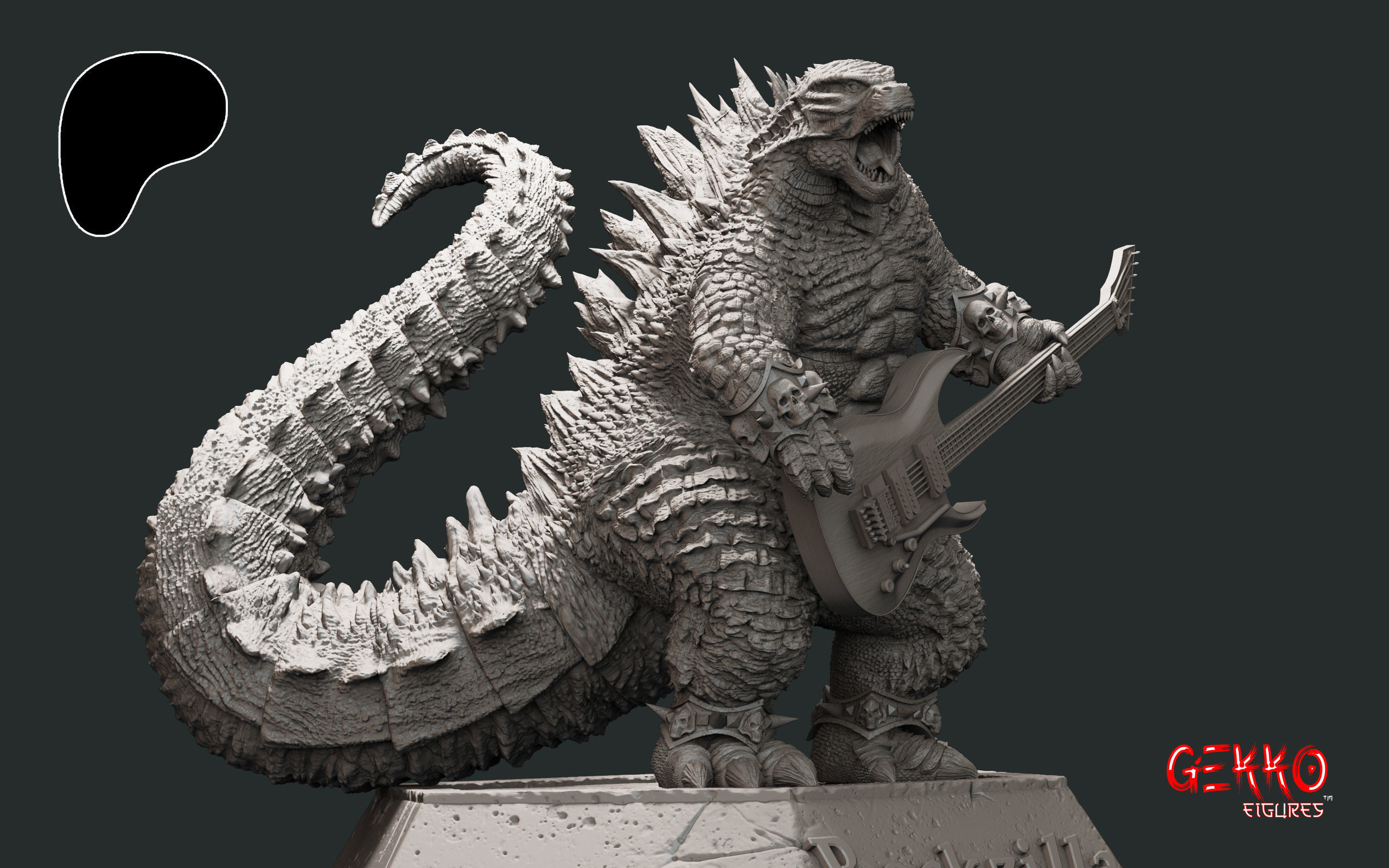 GODZILLA 3D model 3D printable | CGTrader