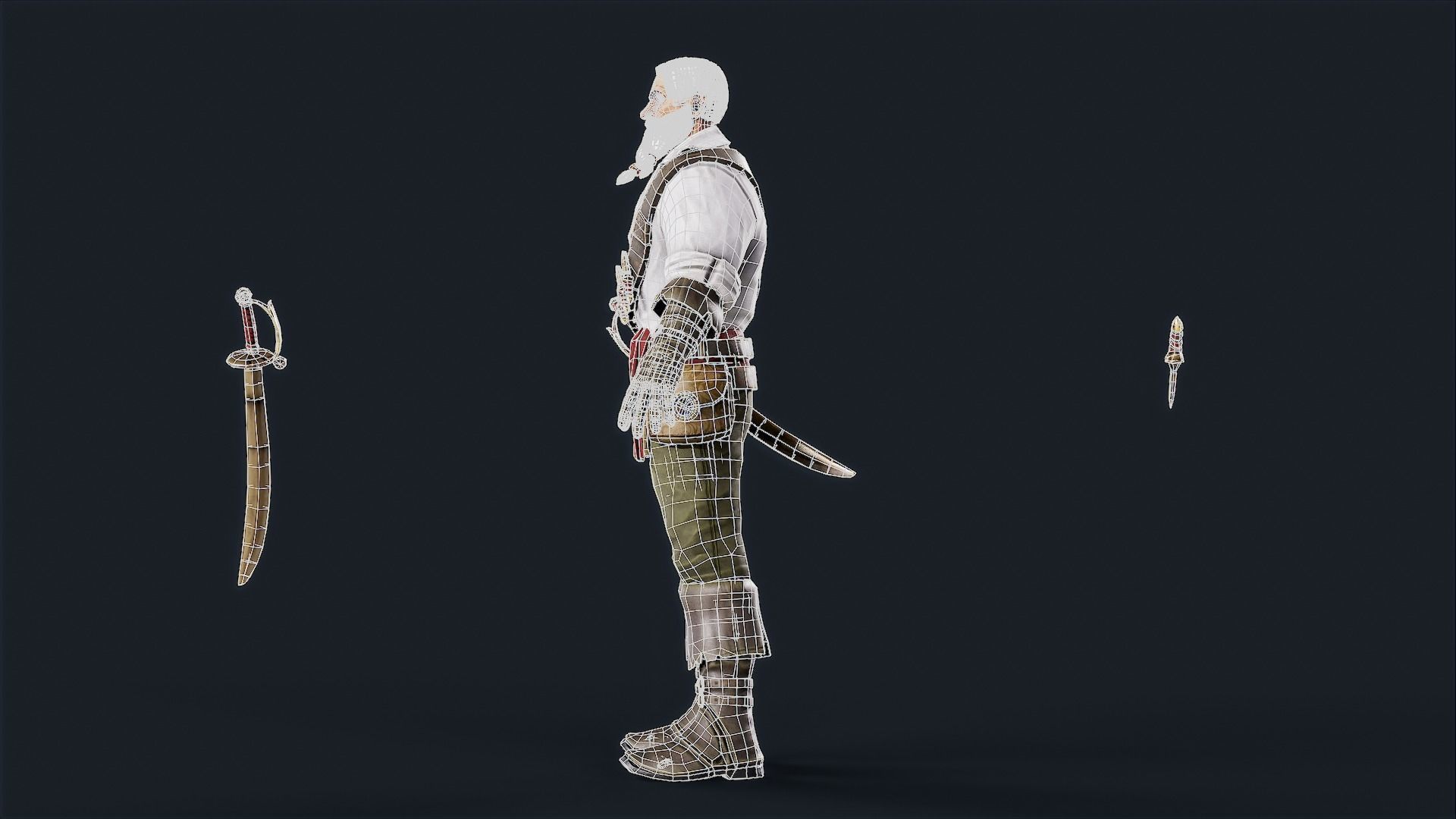 3D model Pirate Giant VR / AR / low-poly | CGTrader