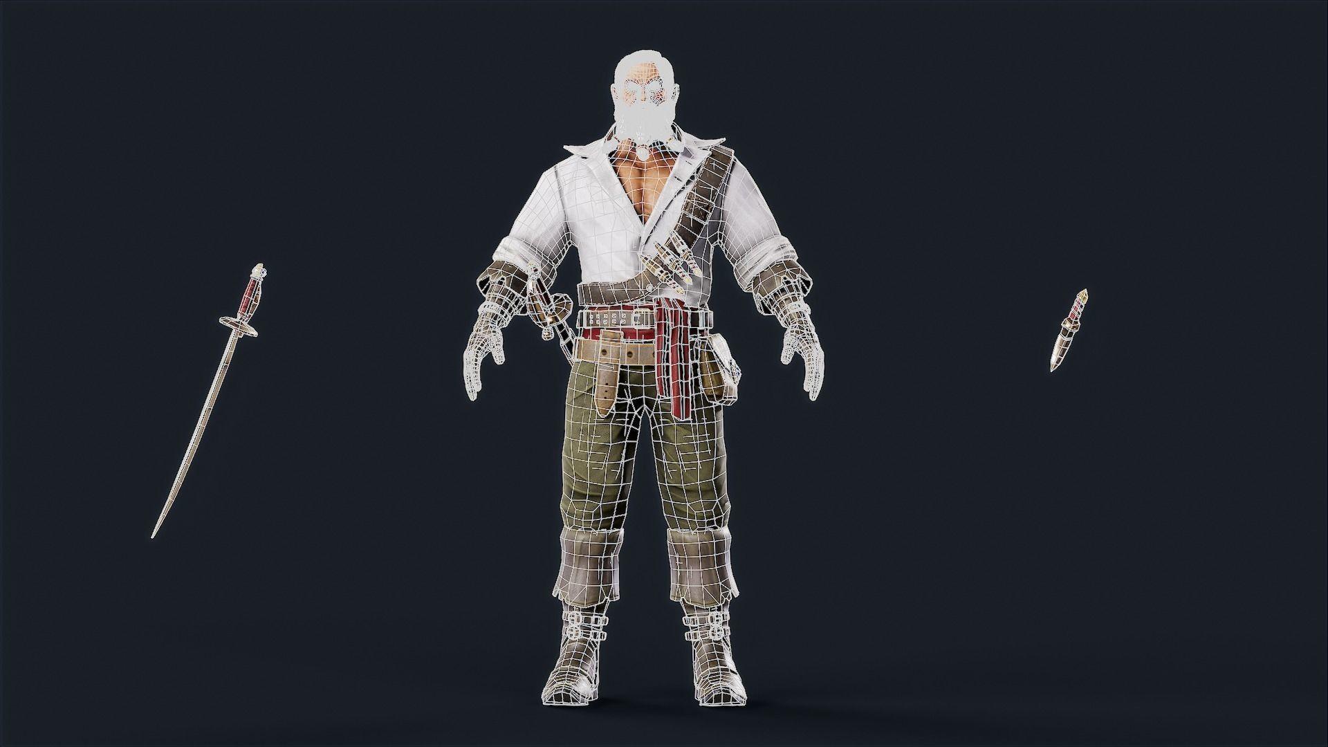 3D model Pirate Giant VR / AR / low-poly | CGTrader