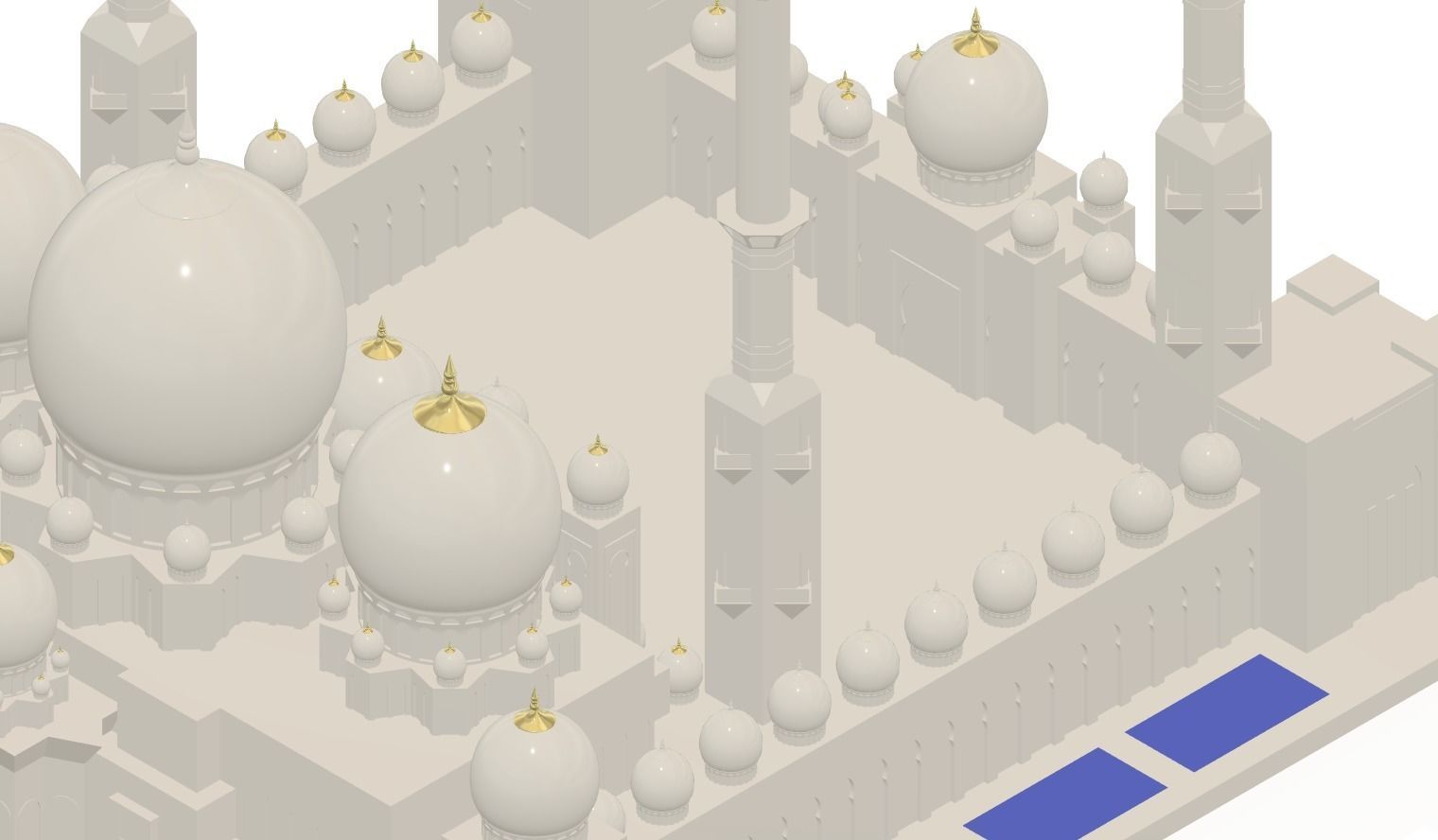 Sheikh Zayed Mosque 3D Printable Model 3D model 3D printable | CGTrader