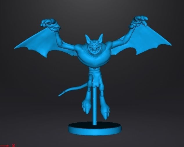 Giant Bat Boss miniature model for fantasy games dnd rpg 3D model 3D ...