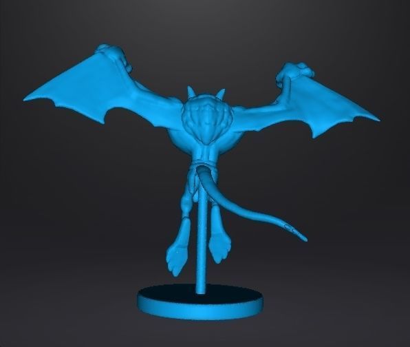 Giant Bat Boss miniature model for fantasy games dnd rpg 3D model 3D ...