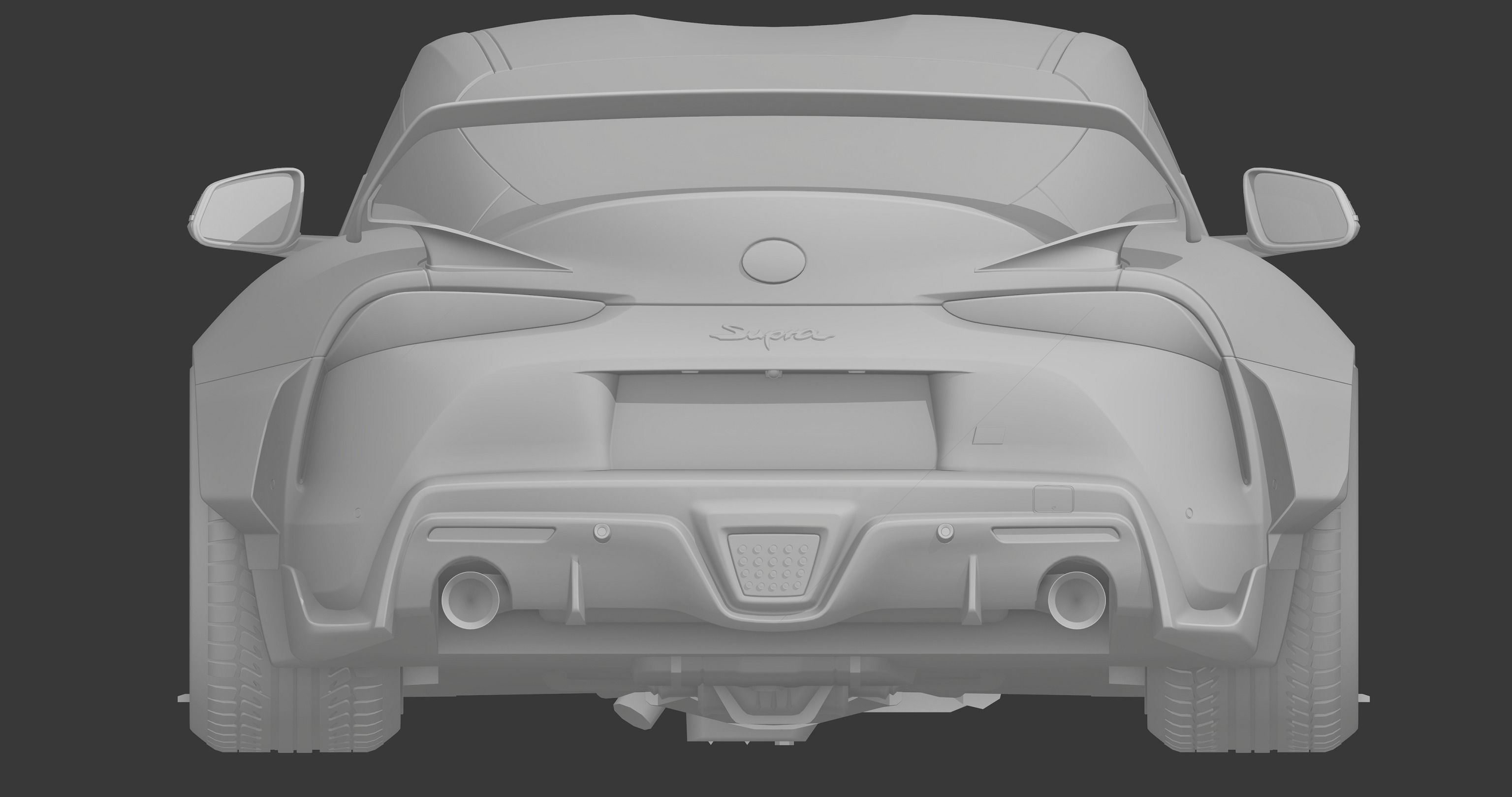 3D model TOYOTA GR SUPRA WIDEBODY VR / AR / low-poly | CGTrader