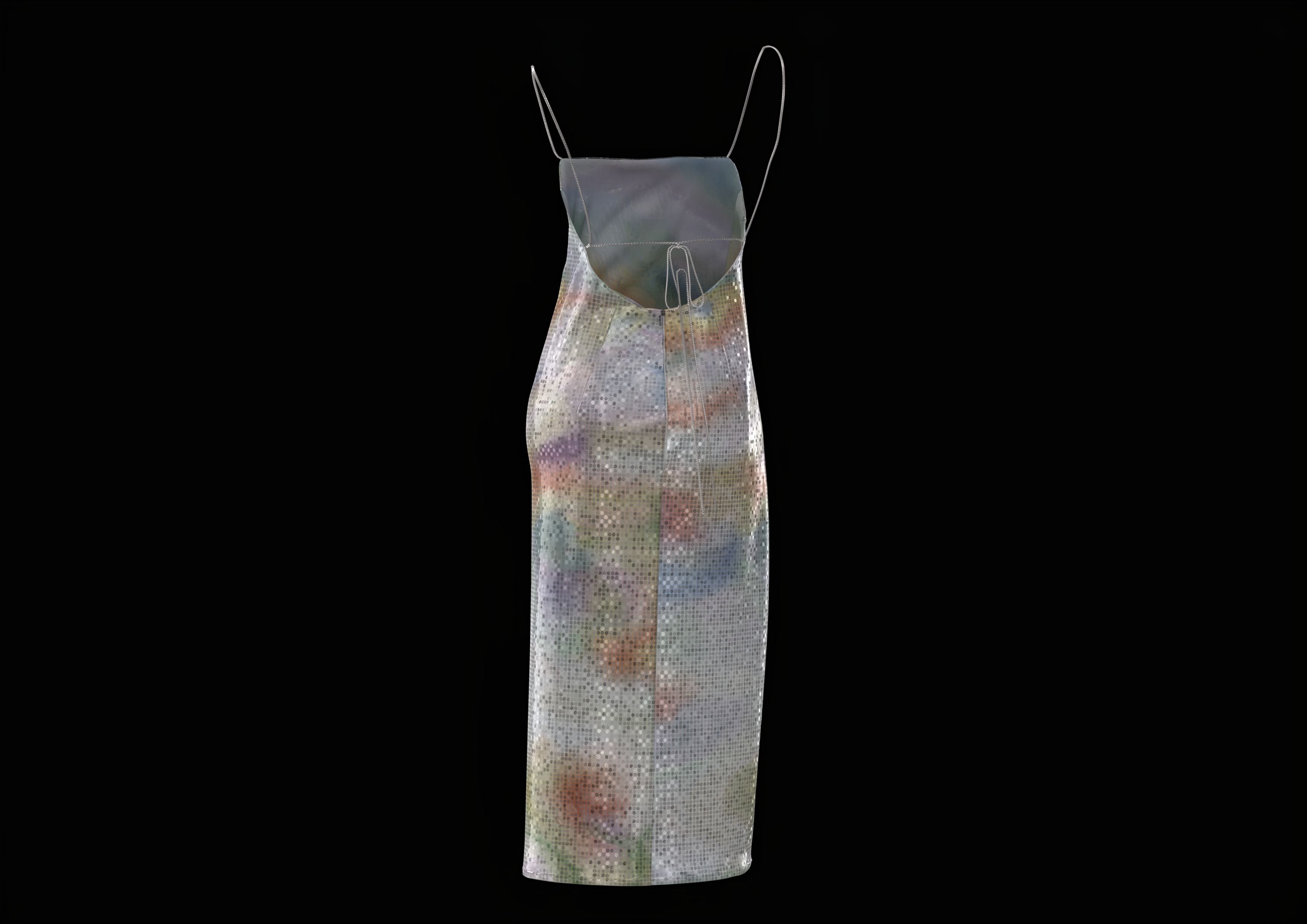 3D model Colorful Sequined Bodycon Dress VR / AR / low-poly | CGTrader