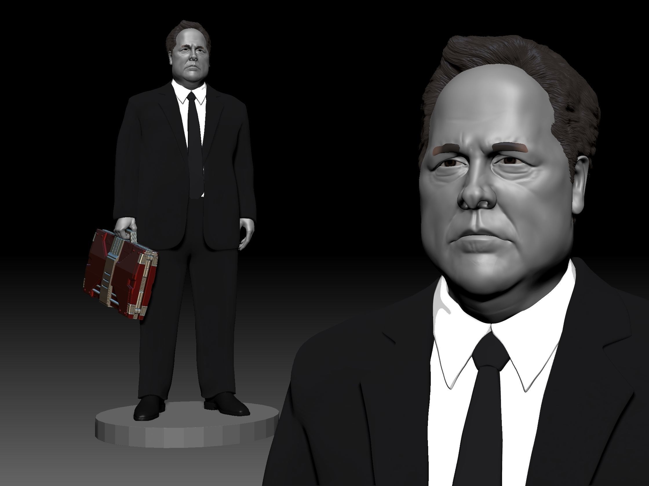 Happy Hogan 3D model 3D printable | CGTrader