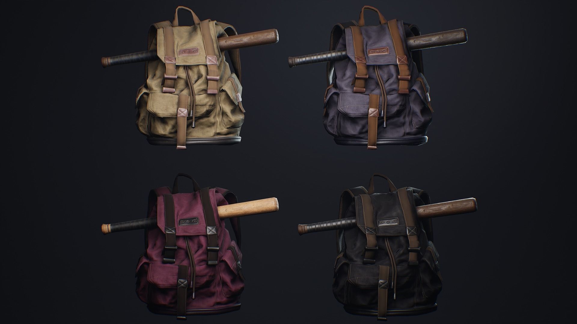 3D model Survival Post-apocalyptic Girl VR / AR / low-poly | CGTrader