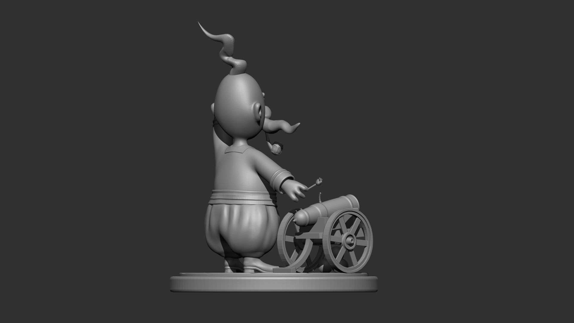 Cossack artilleryman 3D model 3D printable | CGTrader