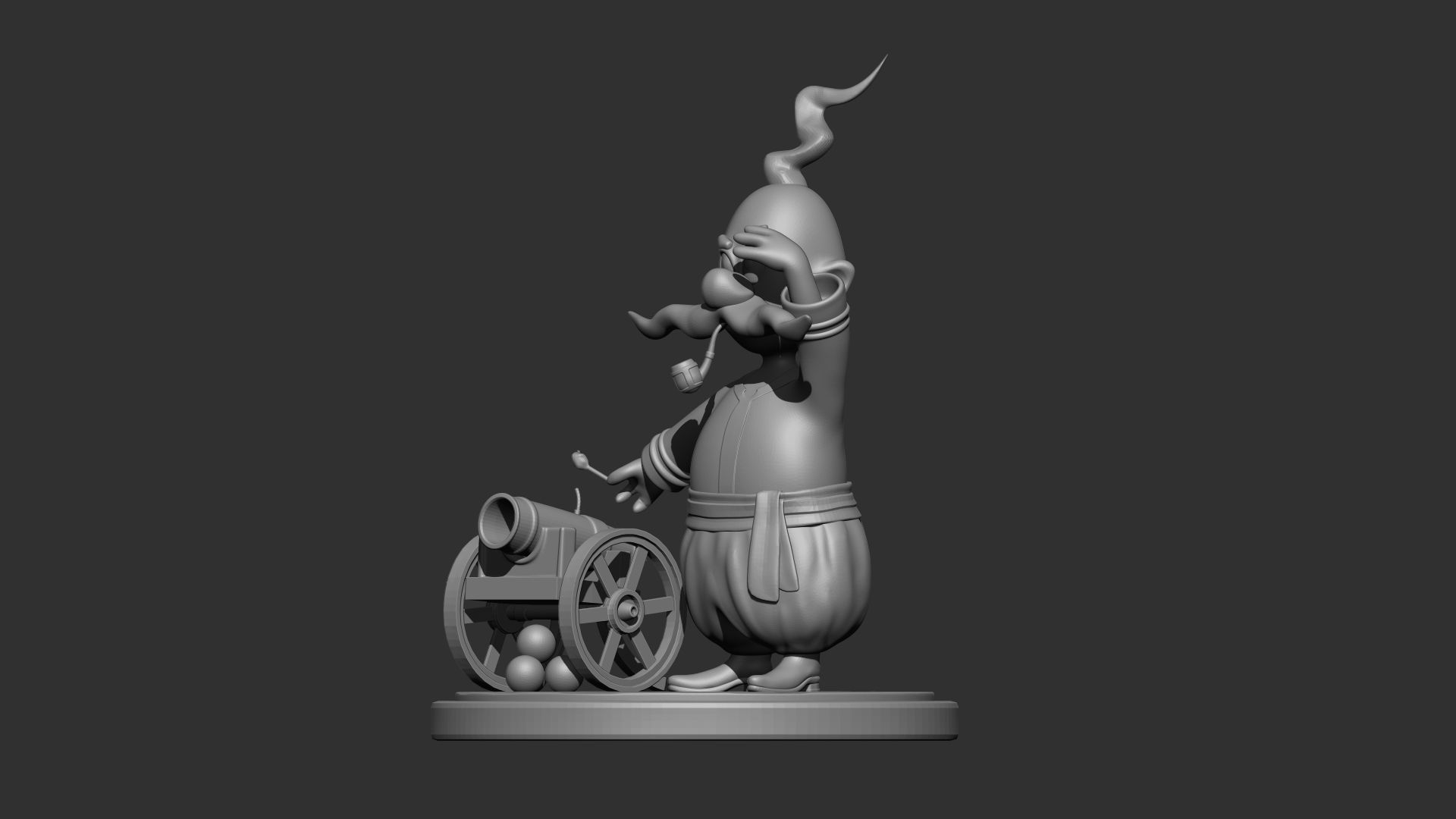 Cossack artilleryman 3D model 3D printable | CGTrader