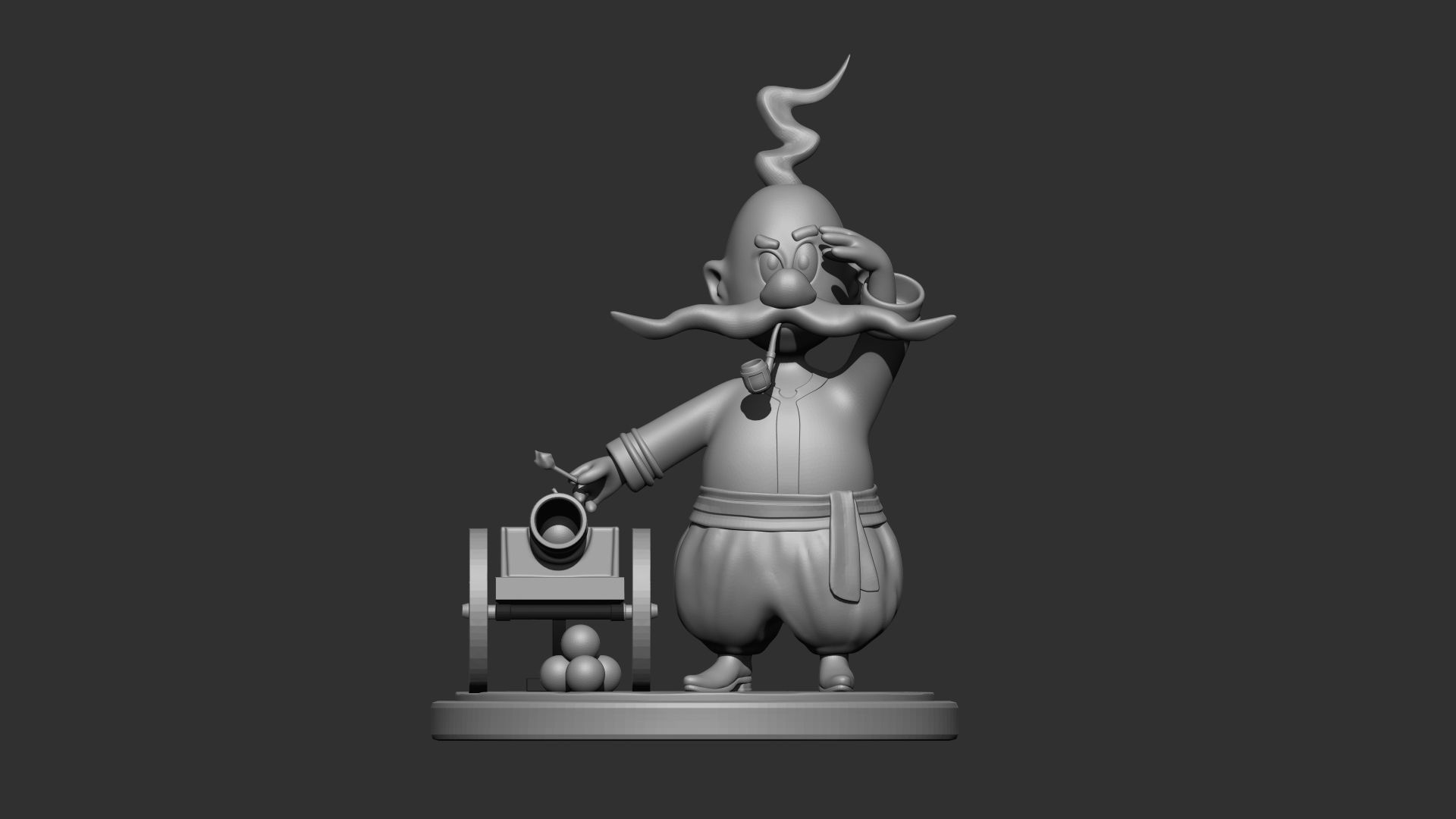 Cossack artilleryman 3D model 3D printable | CGTrader