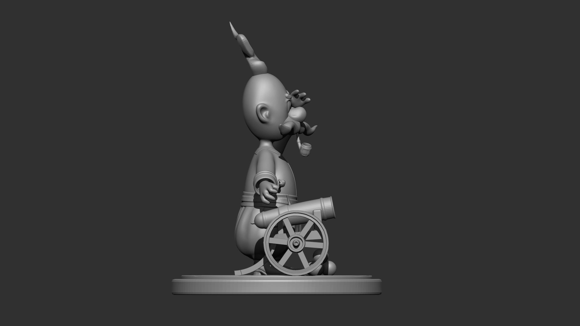Cossack artilleryman 3D model 3D printable | CGTrader
