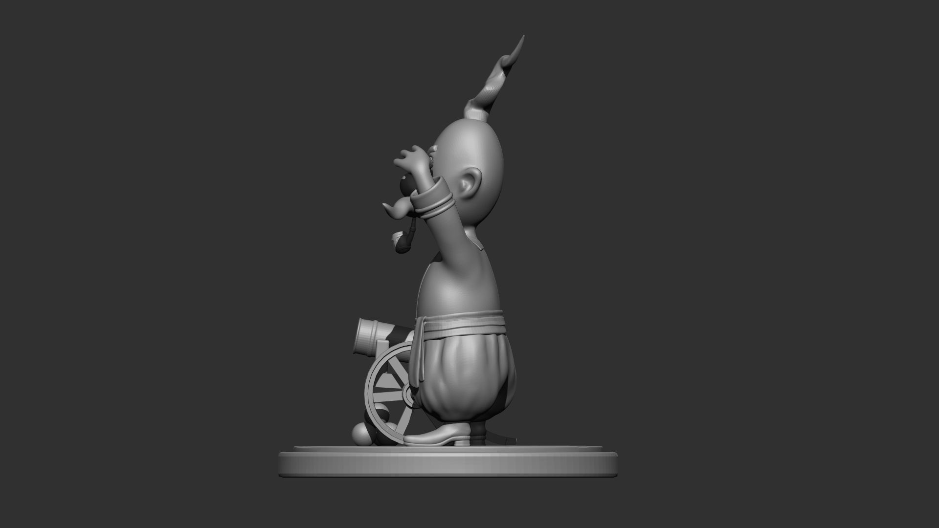 Cossack artilleryman 3D model 3D printable | CGTrader