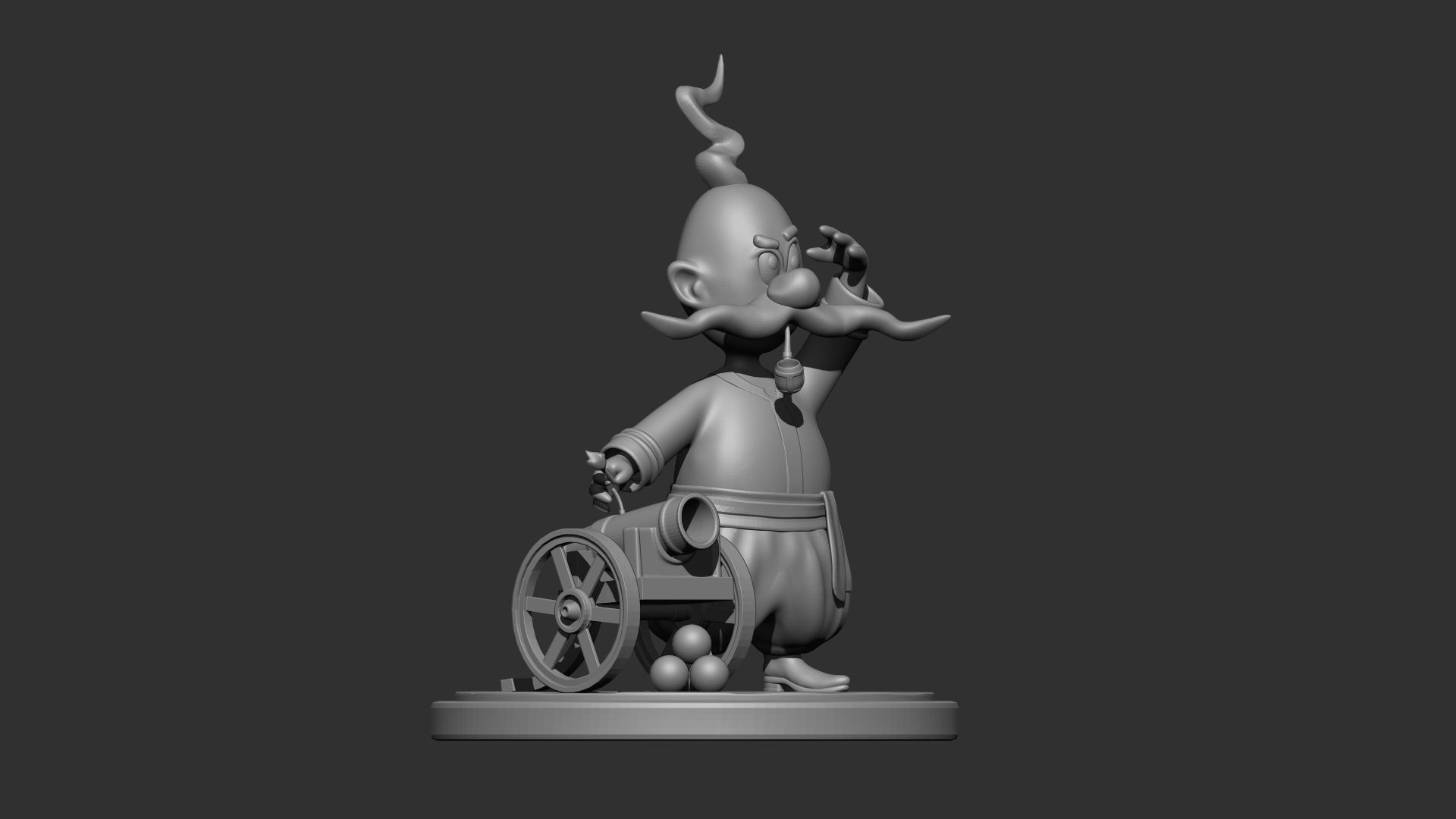 Cossack artilleryman 3D model 3D printable | CGTrader