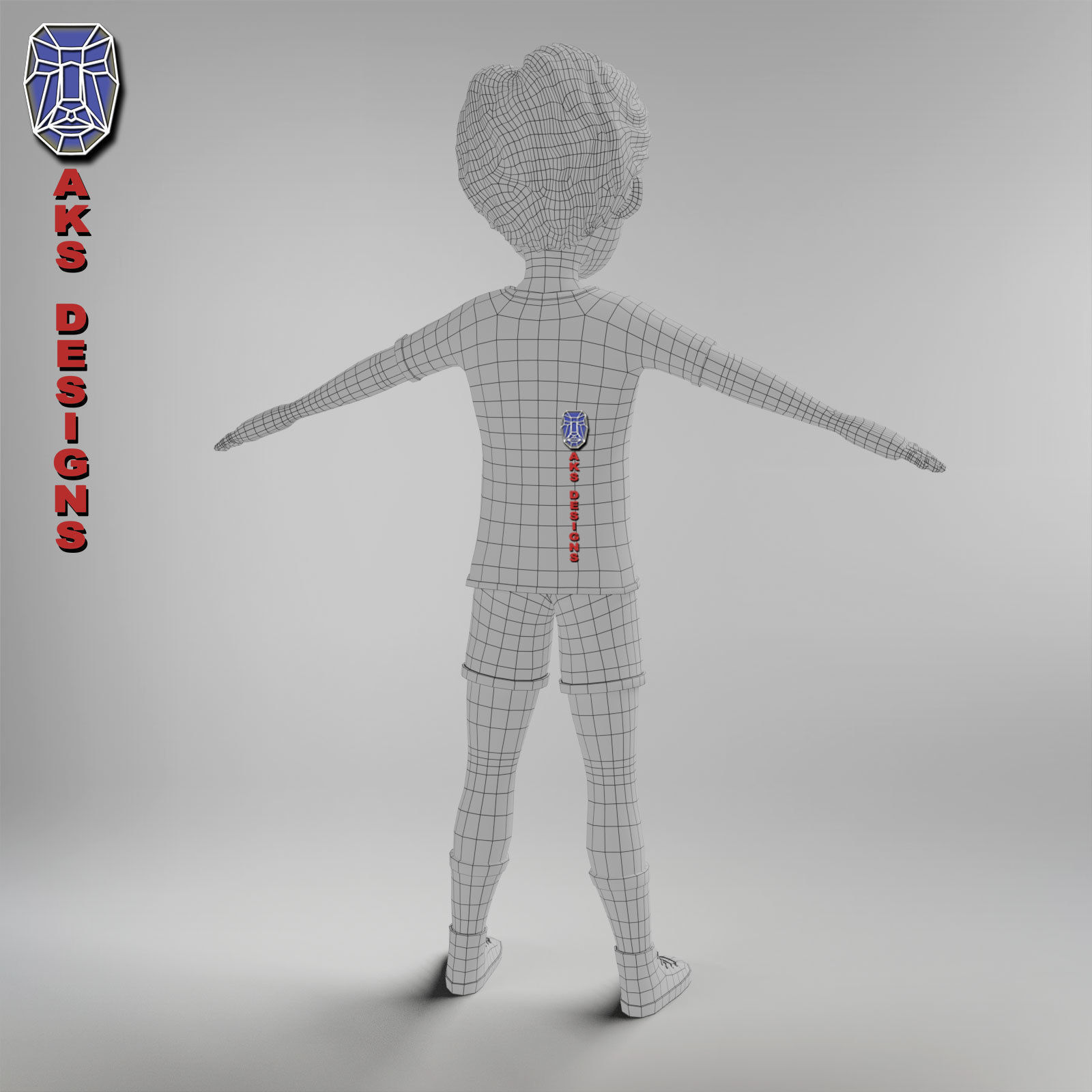 cartoon boy v4 base mesh free 3D model | CGTrader