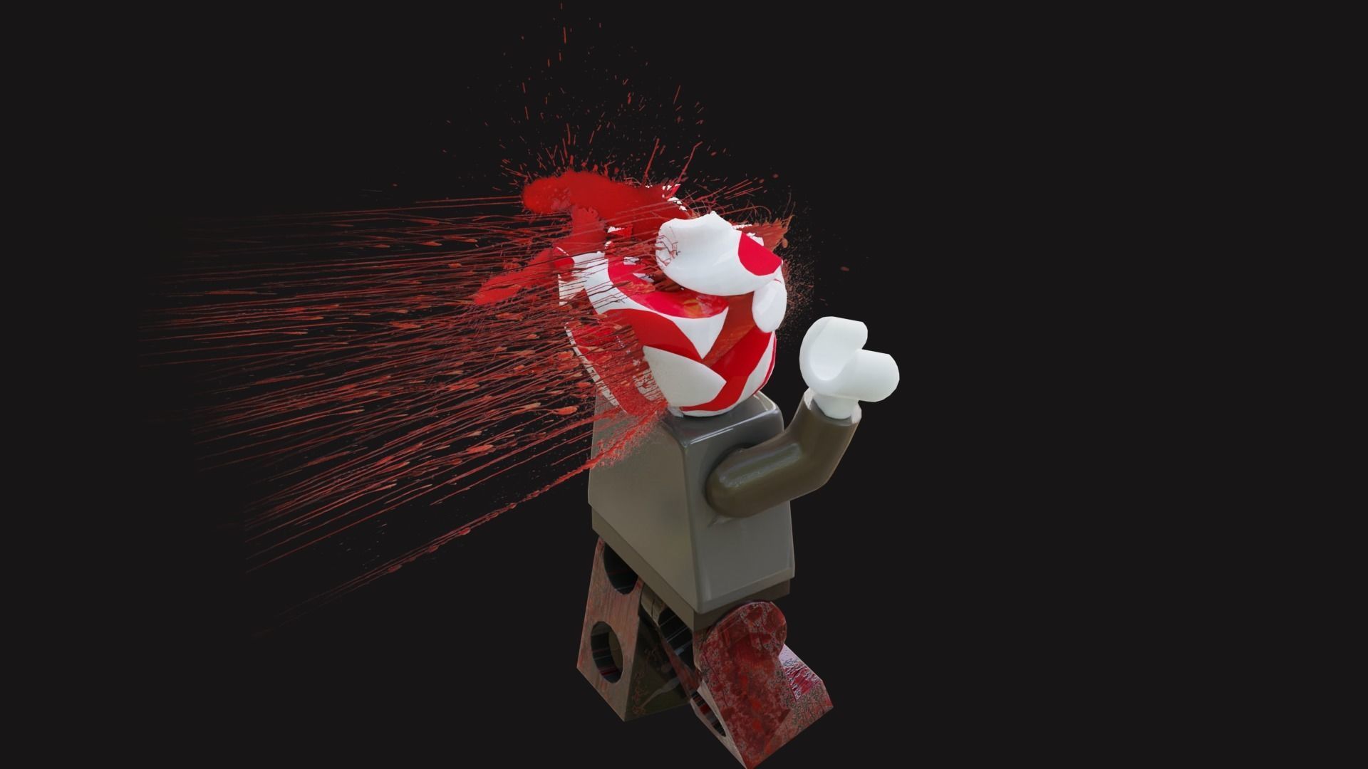 3D model Lego bloody zombie set VR / AR / low-poly | CGTrader