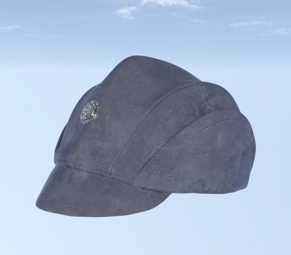 Officer Uniform cap 3D model | CGTrader