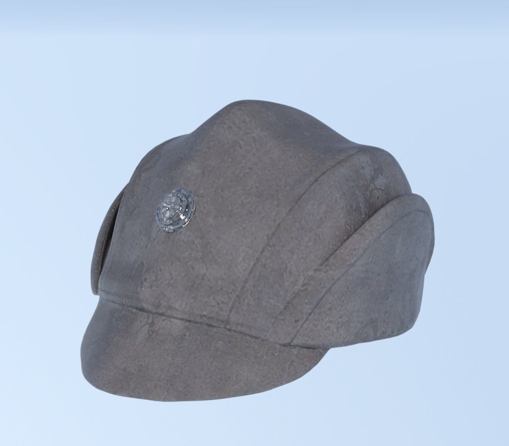 Officer Uniform cap 3D model | CGTrader