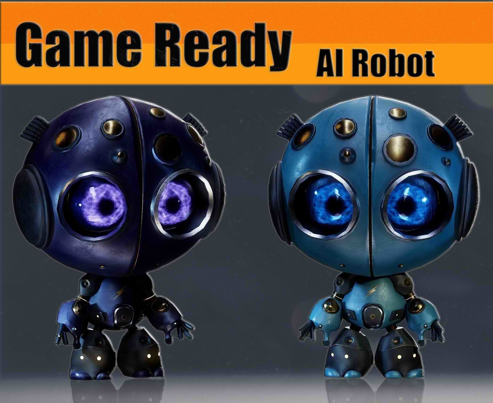 3D model AI Robot VR / AR / low-poly | CGTrader