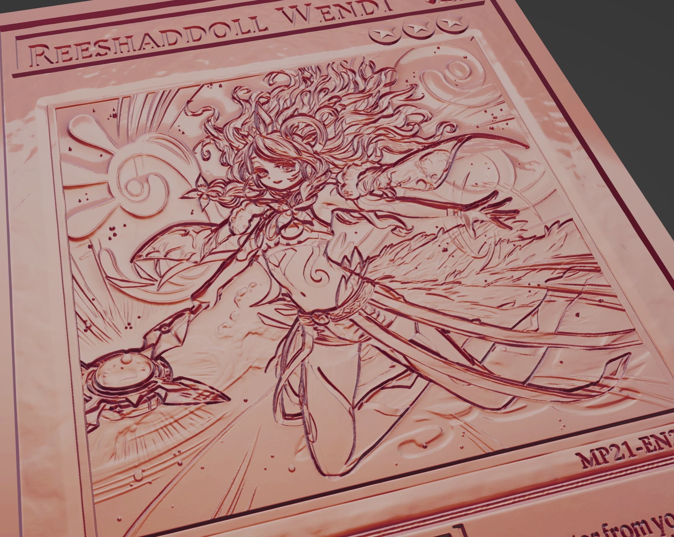 reeshaddoll wendi - yugioh free 3D model 3D printable | CGTrader