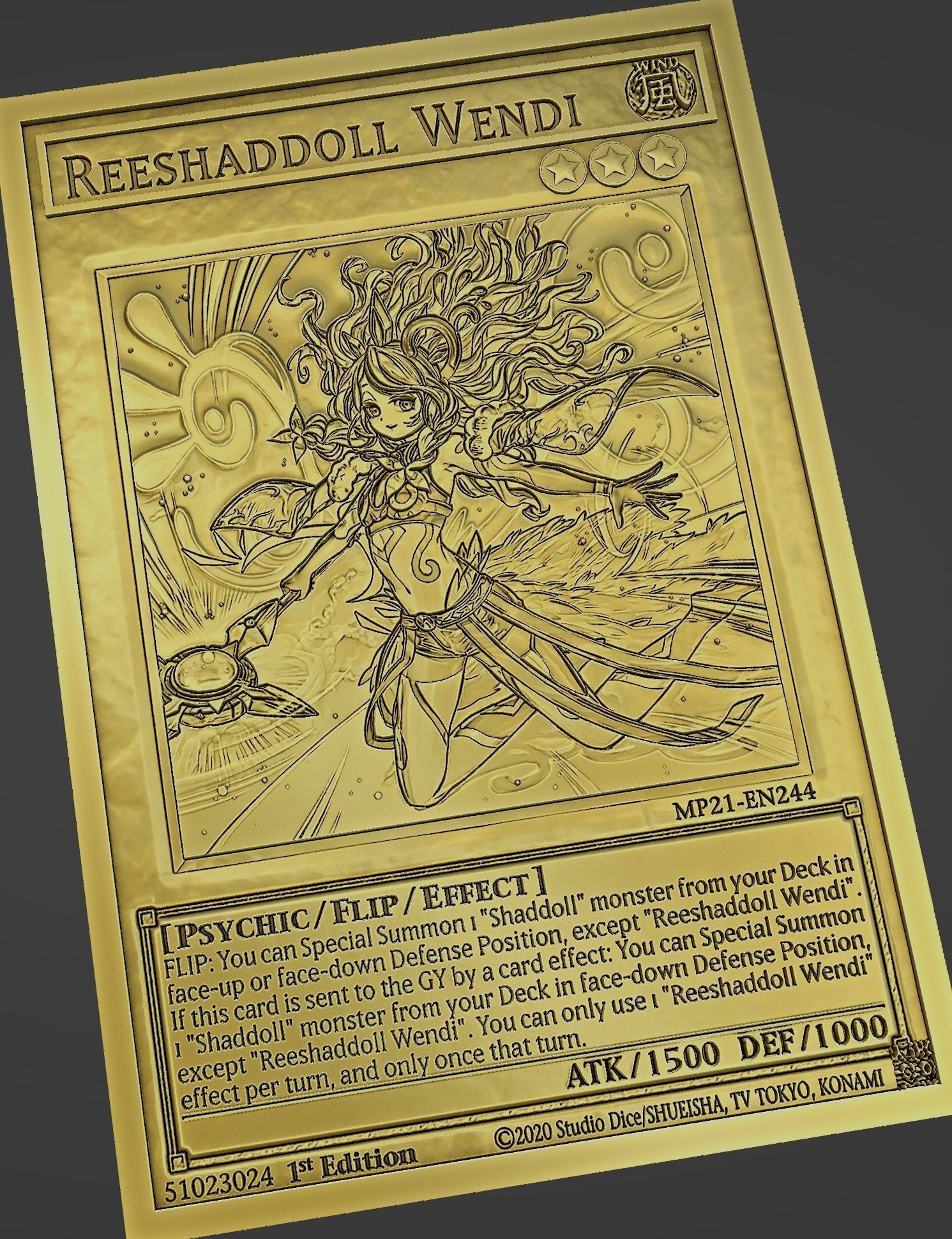 reeshaddoll wendi - yugioh free 3D model 3D printable | CGTrader