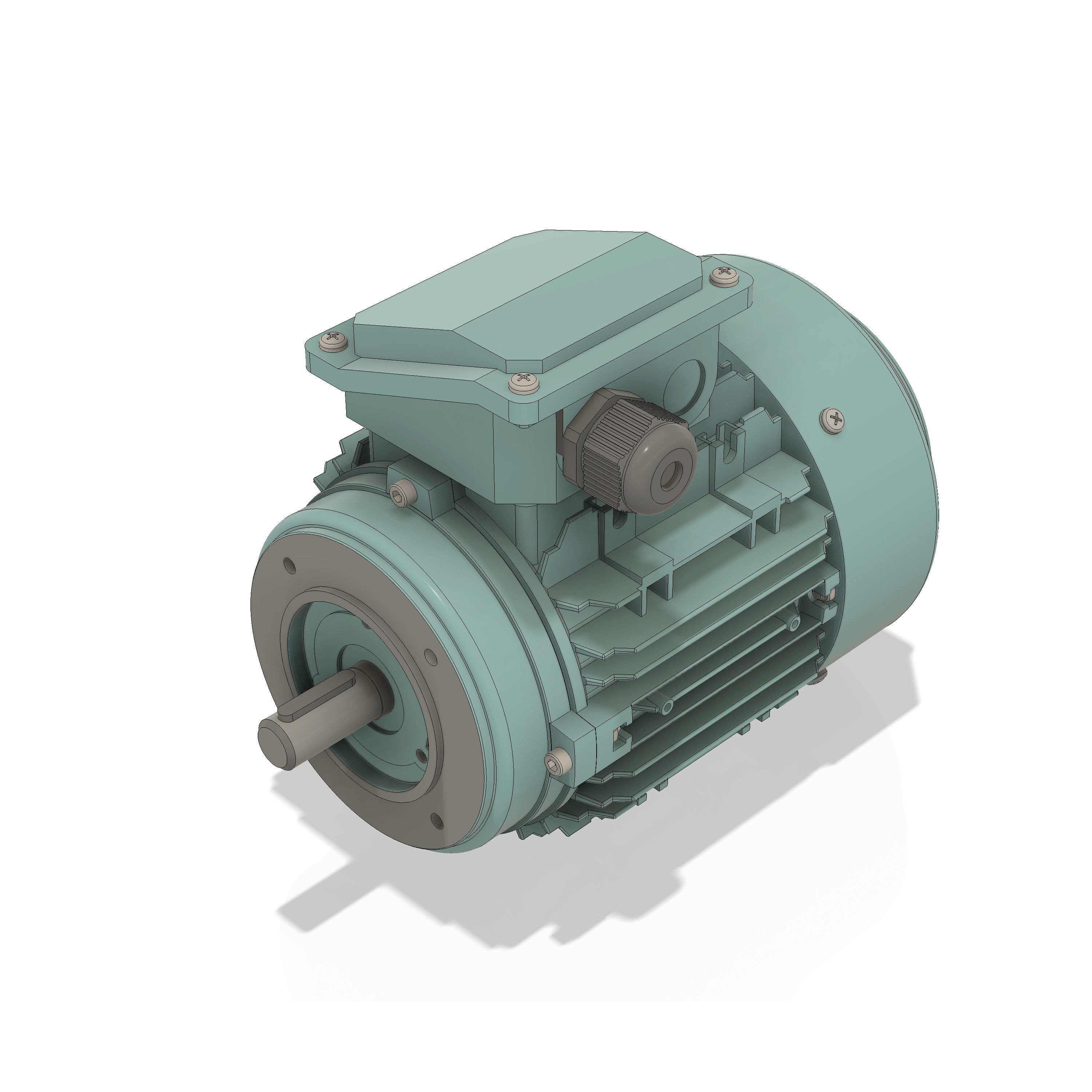 3 Phase AC induction motors - Frame size 80 3D model | CGTrader