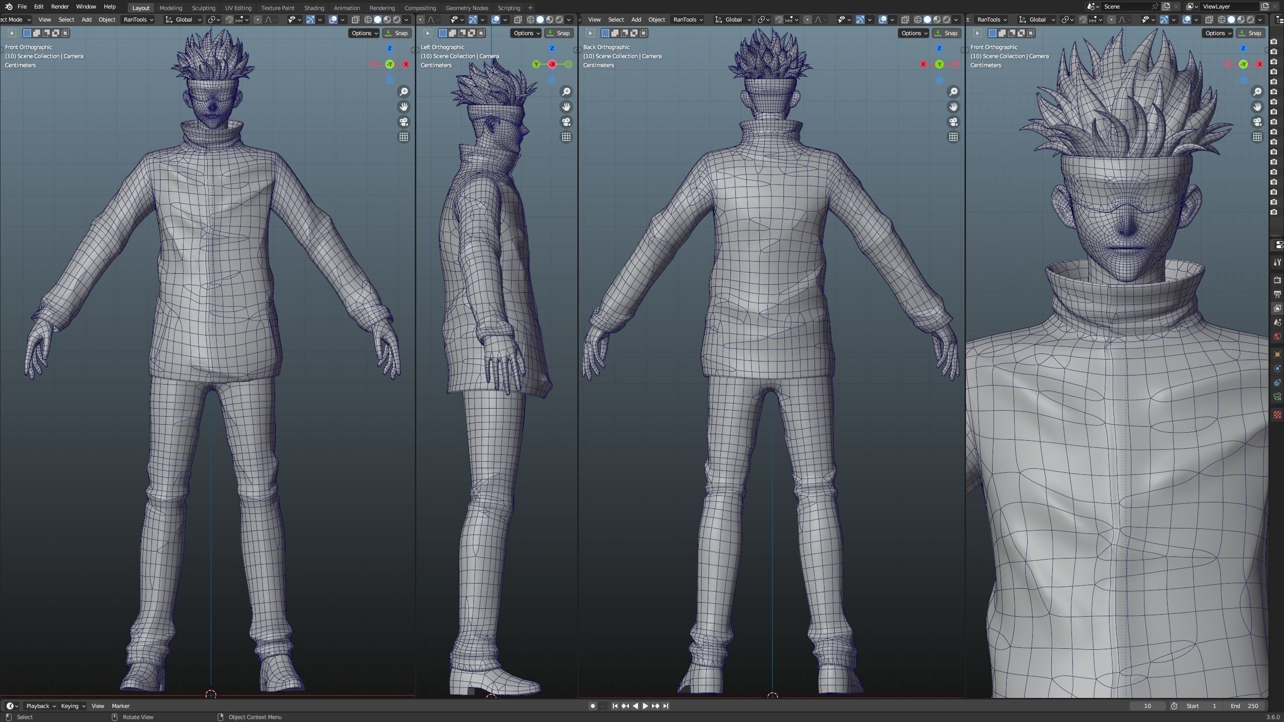 3D model Gojo Satoru VR / AR / low-poly | CGTrader