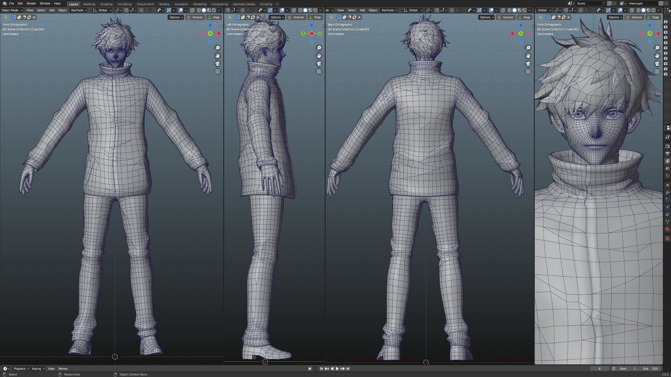 3D model Gojo Satoru VR / AR / low-poly | CGTrader