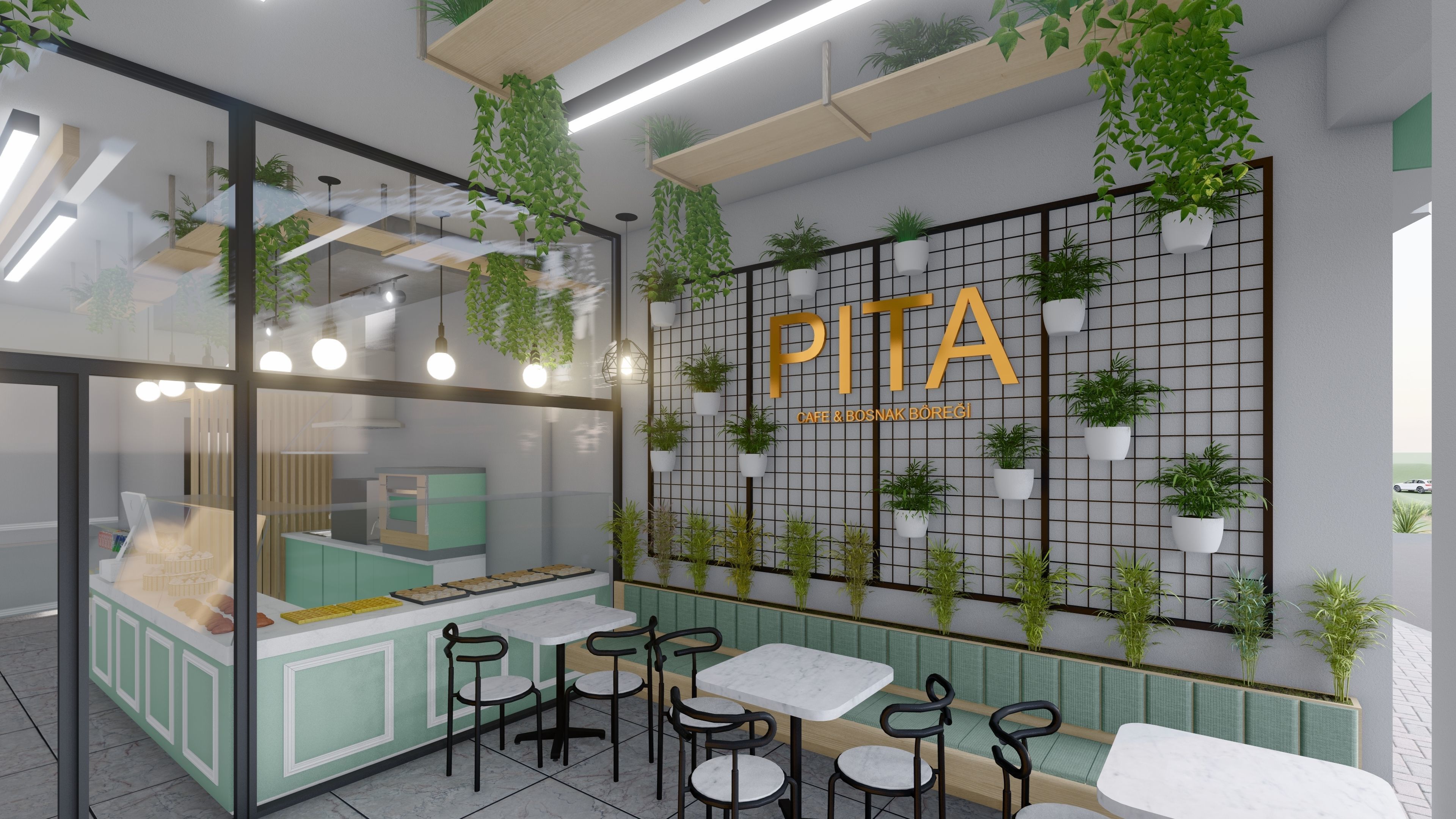 3D model PITA CAFE DESIGN VR / AR / low-poly | CGTrader