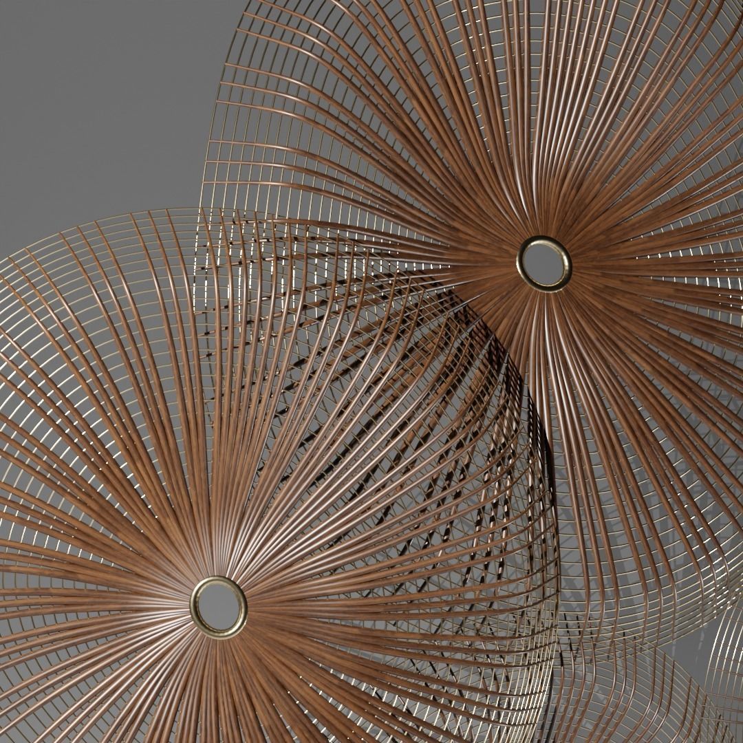 Wall Sculpture Shell Skeleton 3D model | CGTrader