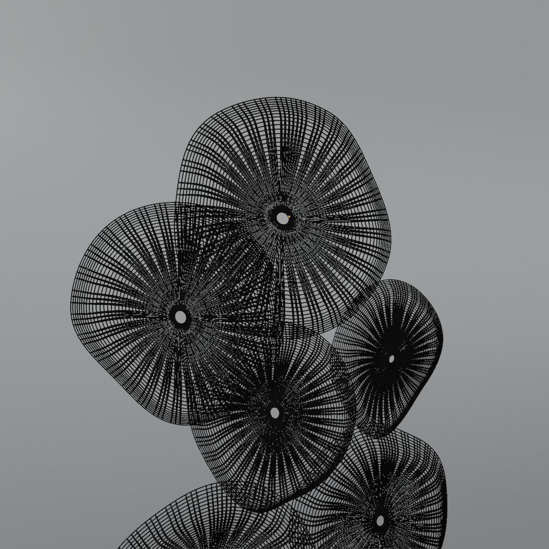 Wall Sculpture Shell Skeleton 3D model | CGTrader