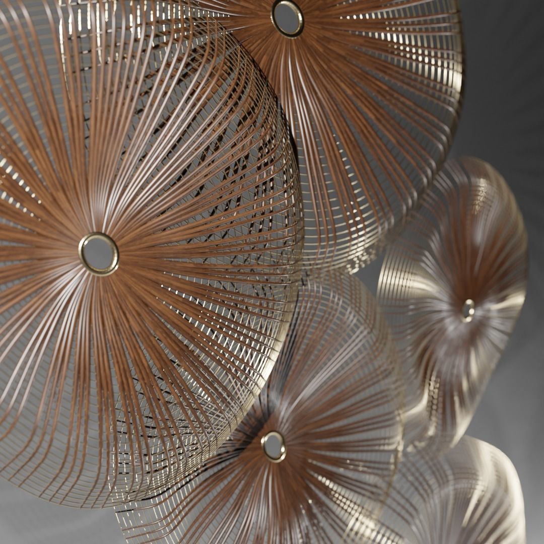 Wall Sculpture Shell Skeleton 3D model | CGTrader