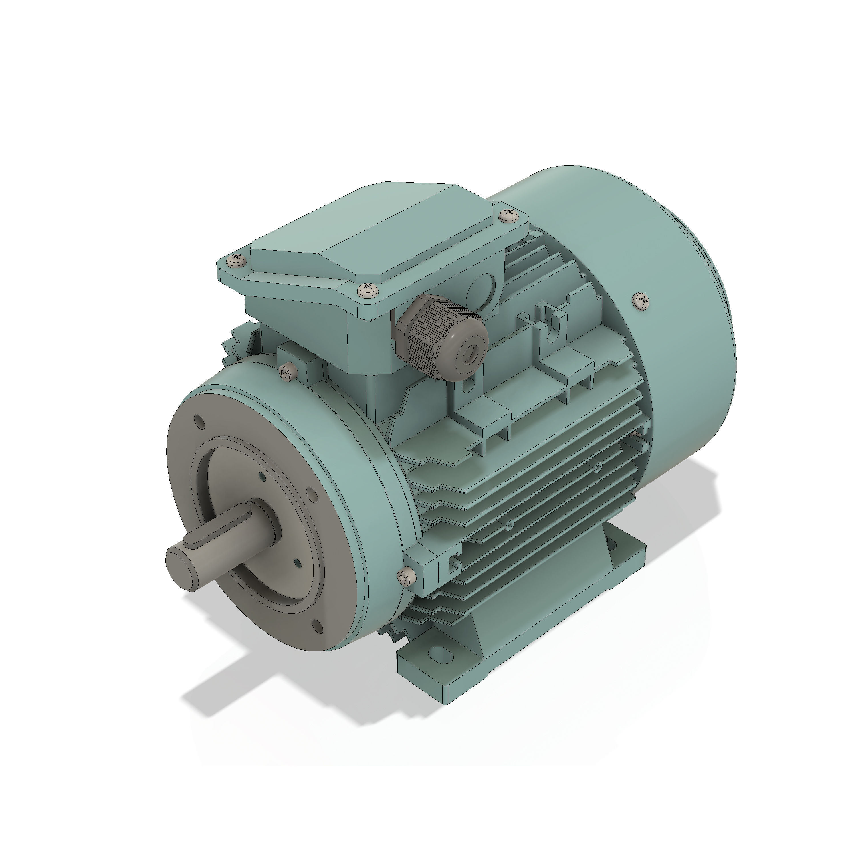 3 Phase AC induction motors - Frame size 90L 3D model | CGTrader