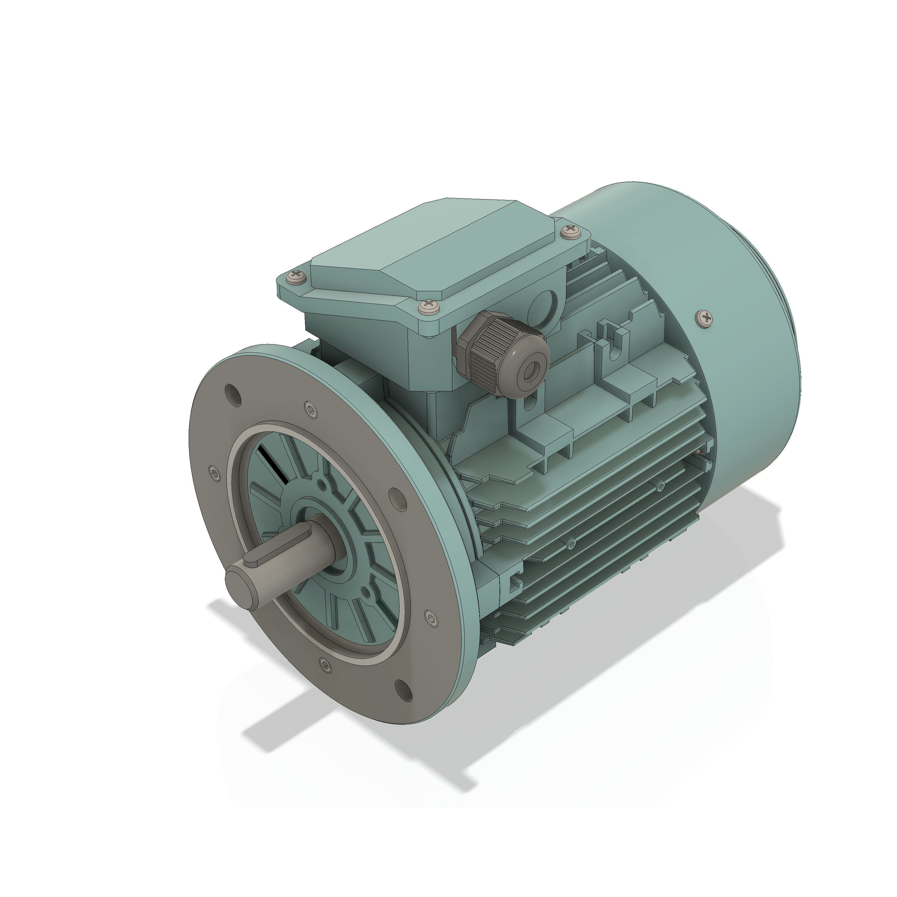 3 Phase AC induction motors - Frame size 90L 3D model | CGTrader