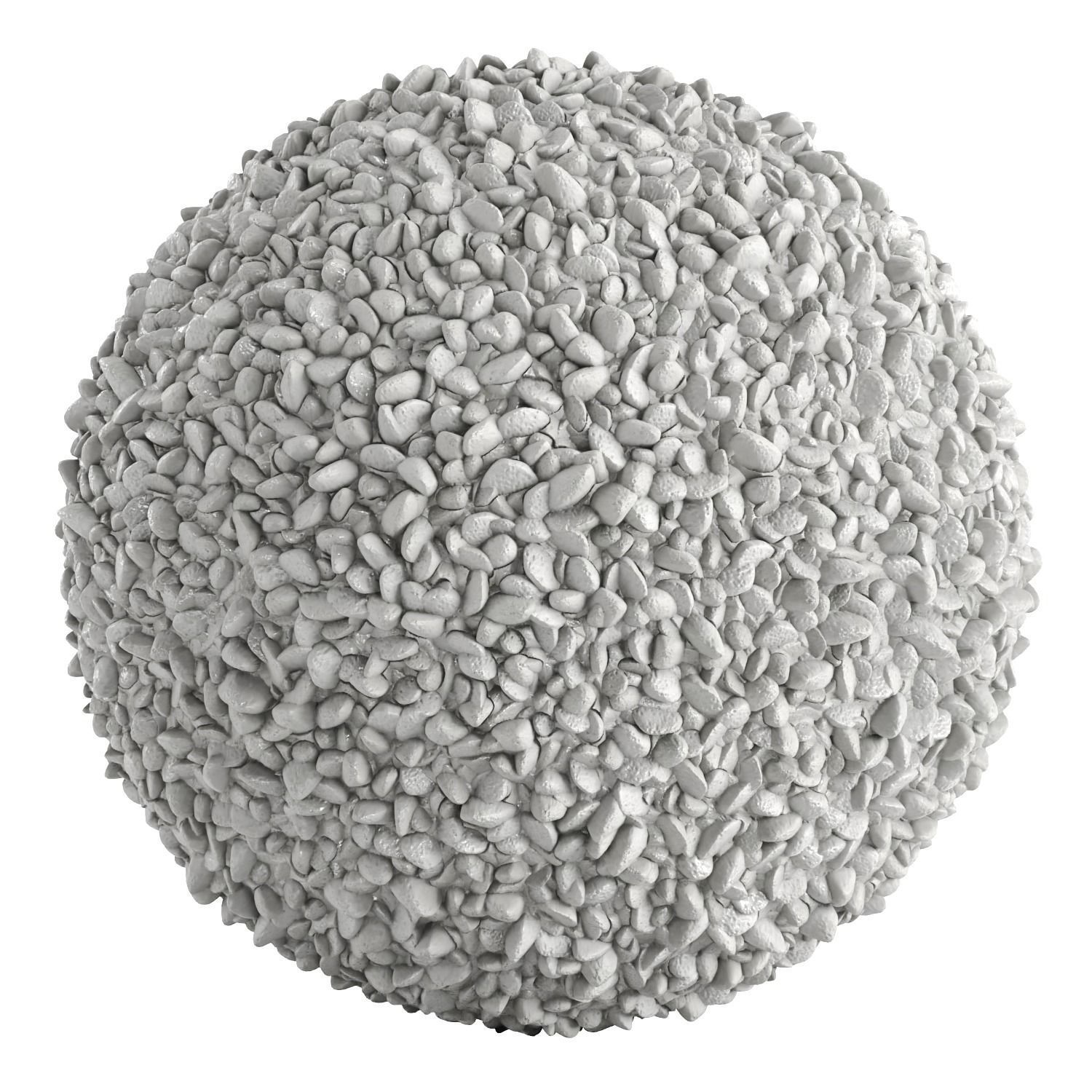 3D model PBR Gravel 02 - 4k - PNG - Seamless - SBSAR VR / AR / low-poly ...
