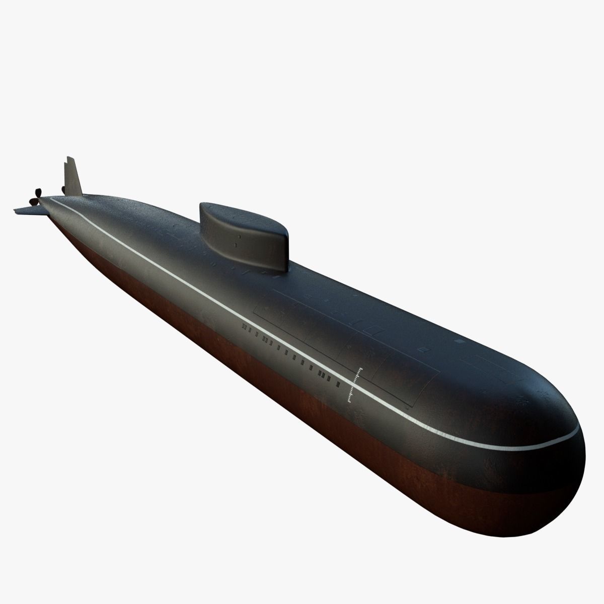 K-222 Submarine 3D model | CGTrader