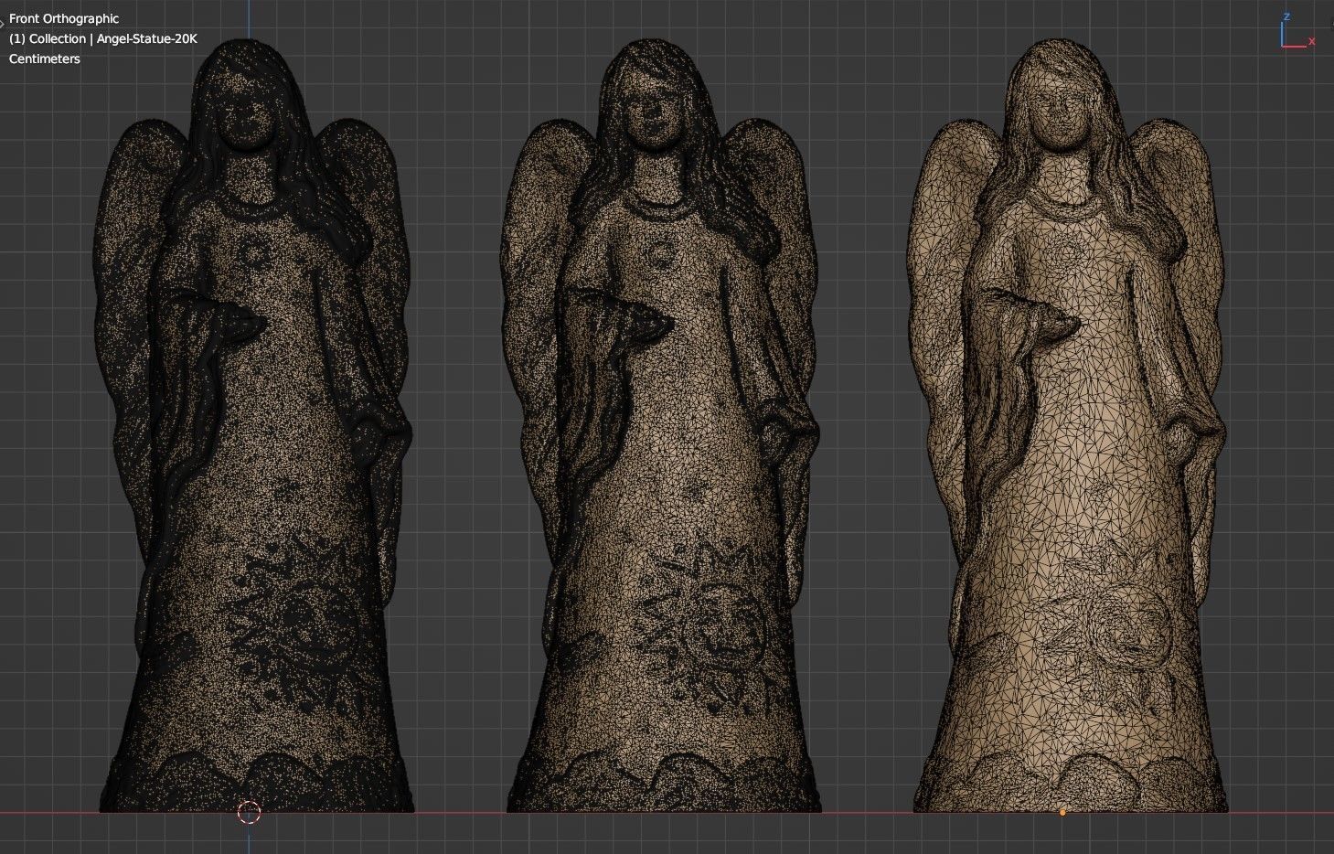 Angel Statue - STL printable 3D model 3D printable | CGTrader