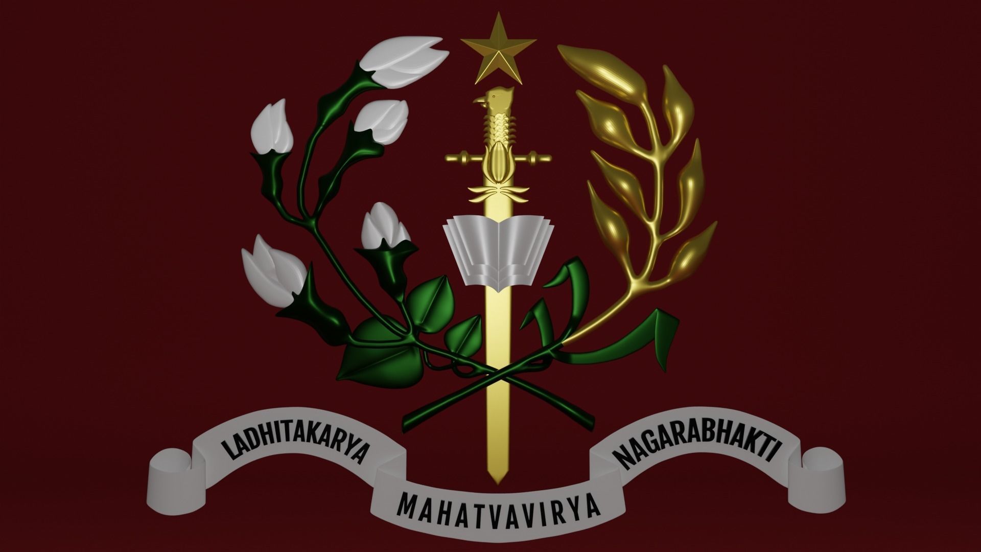 3D Logo Akademi Militer free 3D model | CGTrader