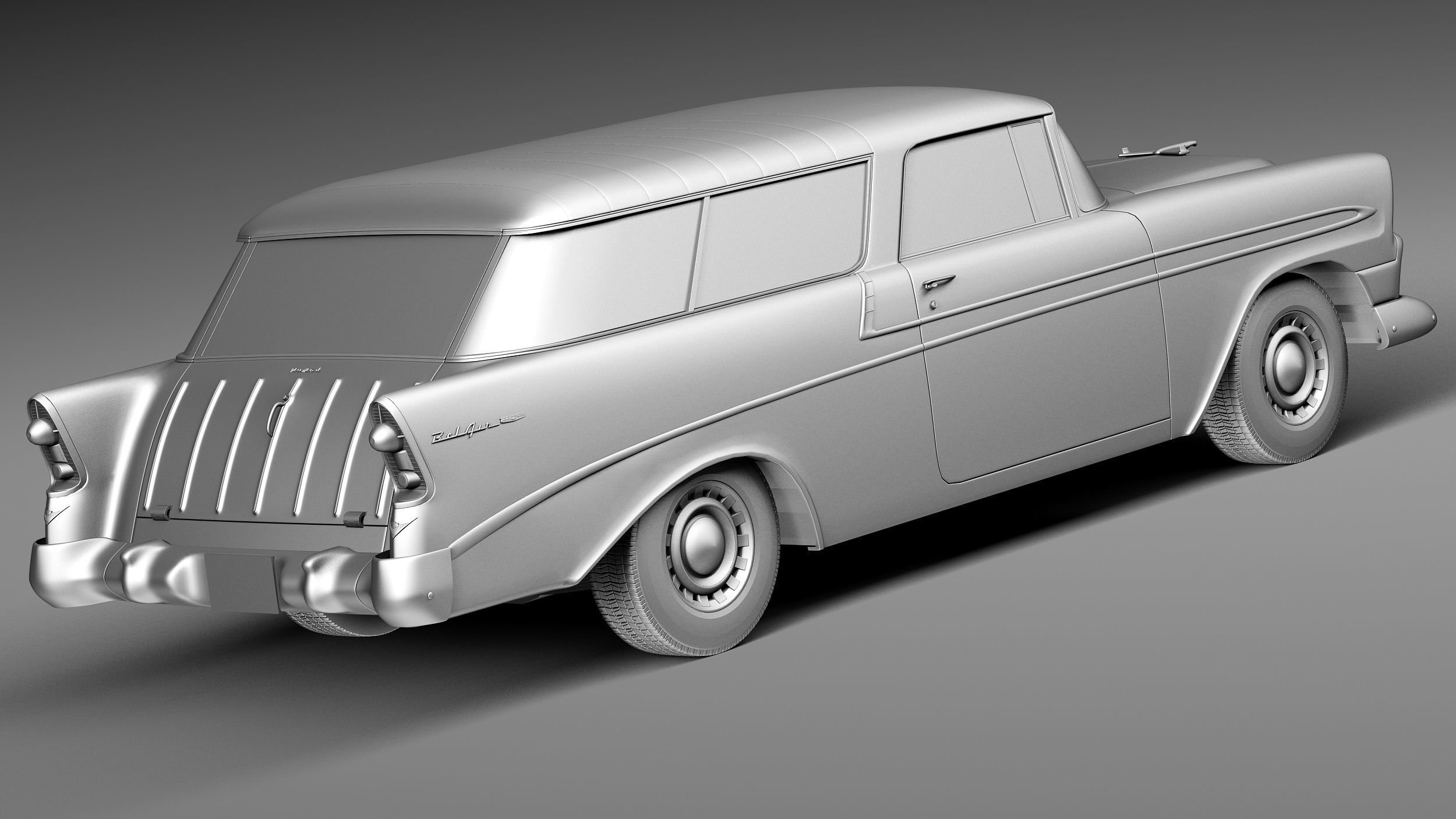 Chevrolet Nomad 1956 3D model | CGTrader