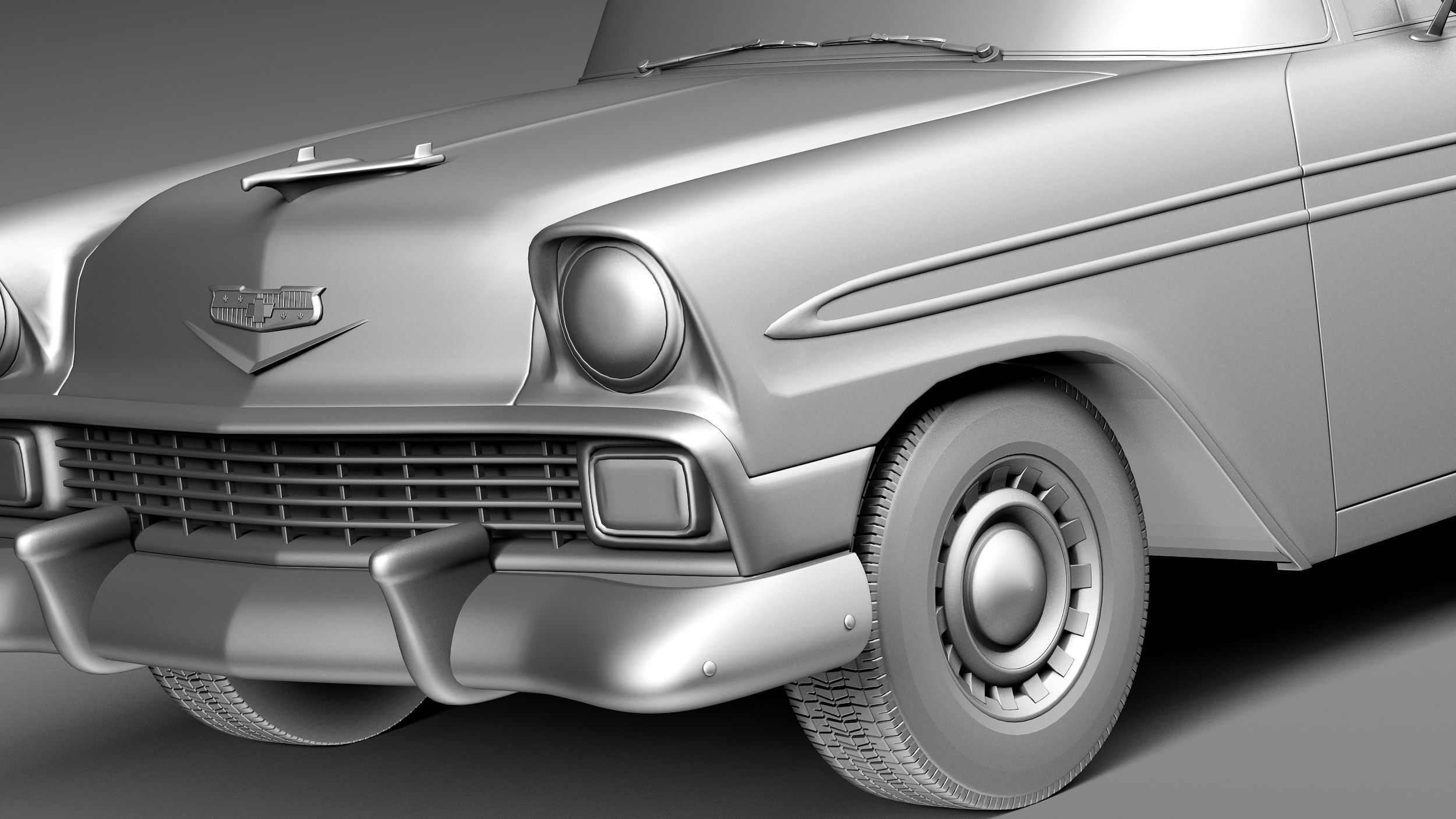 Chevrolet Nomad 1956 3D model | CGTrader
